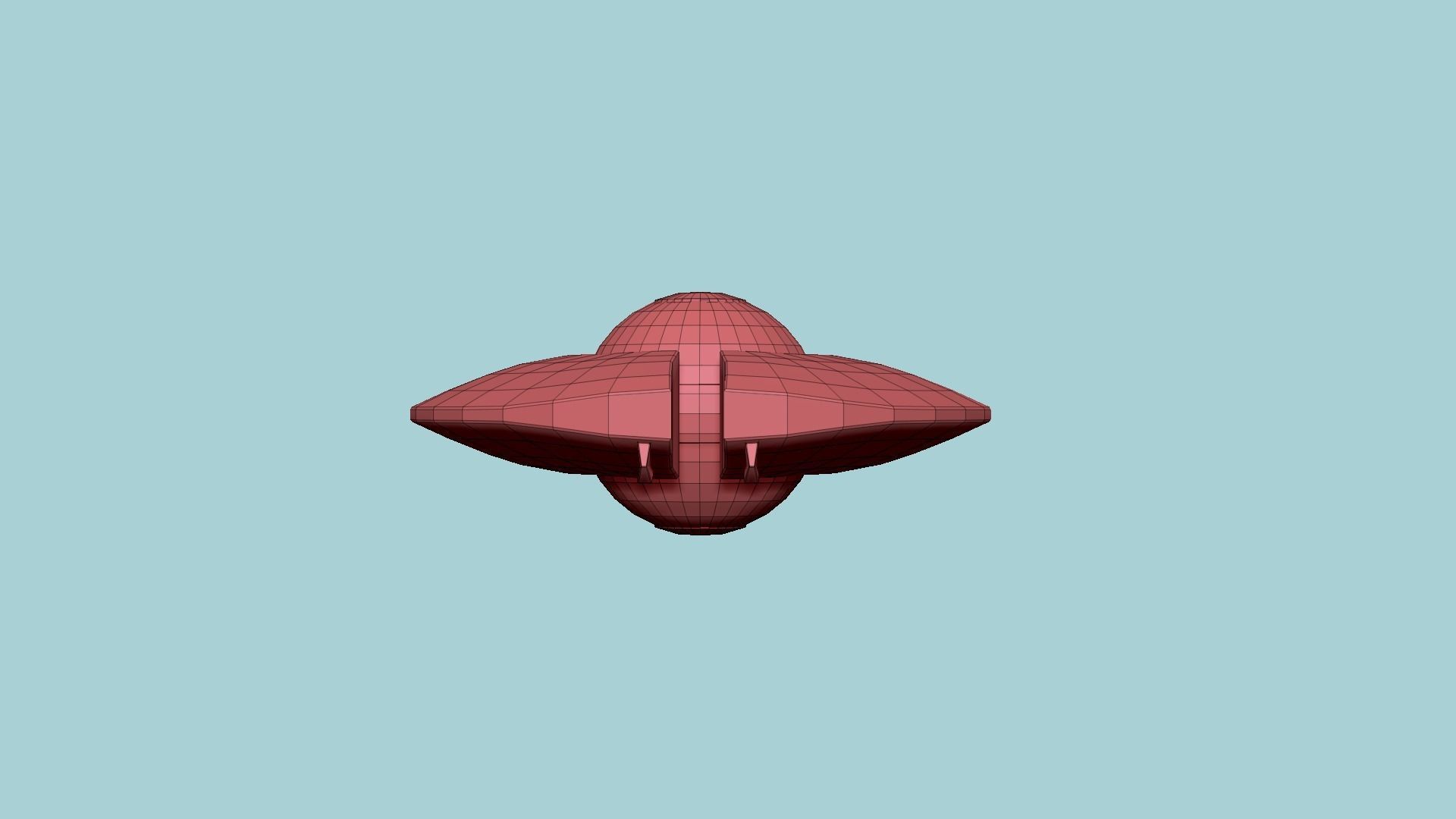 3D model Alien Spaceship UFO I06 Copper - Sci Fi Spacecraft Design VR ...