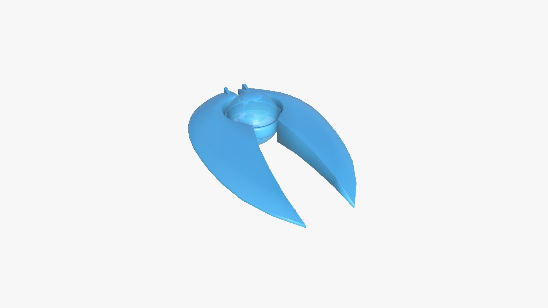 3D model Alien Spaceship UFO I06 Copper - Sci Fi Spacecraft Design VR ...