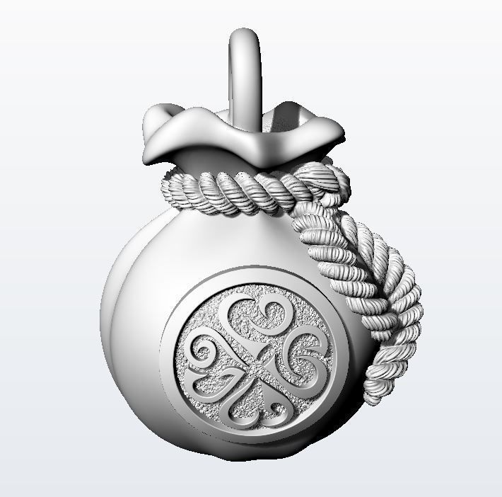 Good Luck Pouch 3D model 3D printable | CGTrader