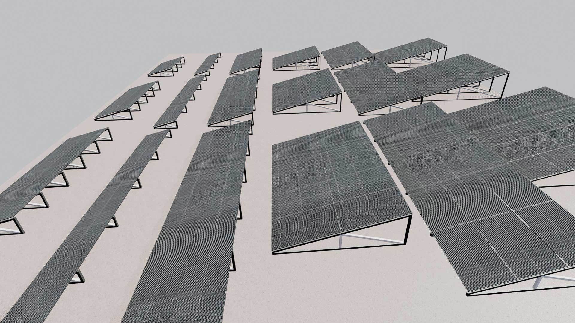 Photovoltaic Solar Panels 3D model | CGTrader