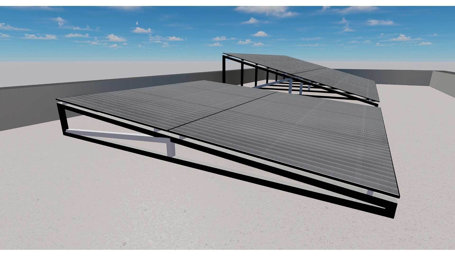 Photovoltaic Solar Panels 3D model | CGTrader