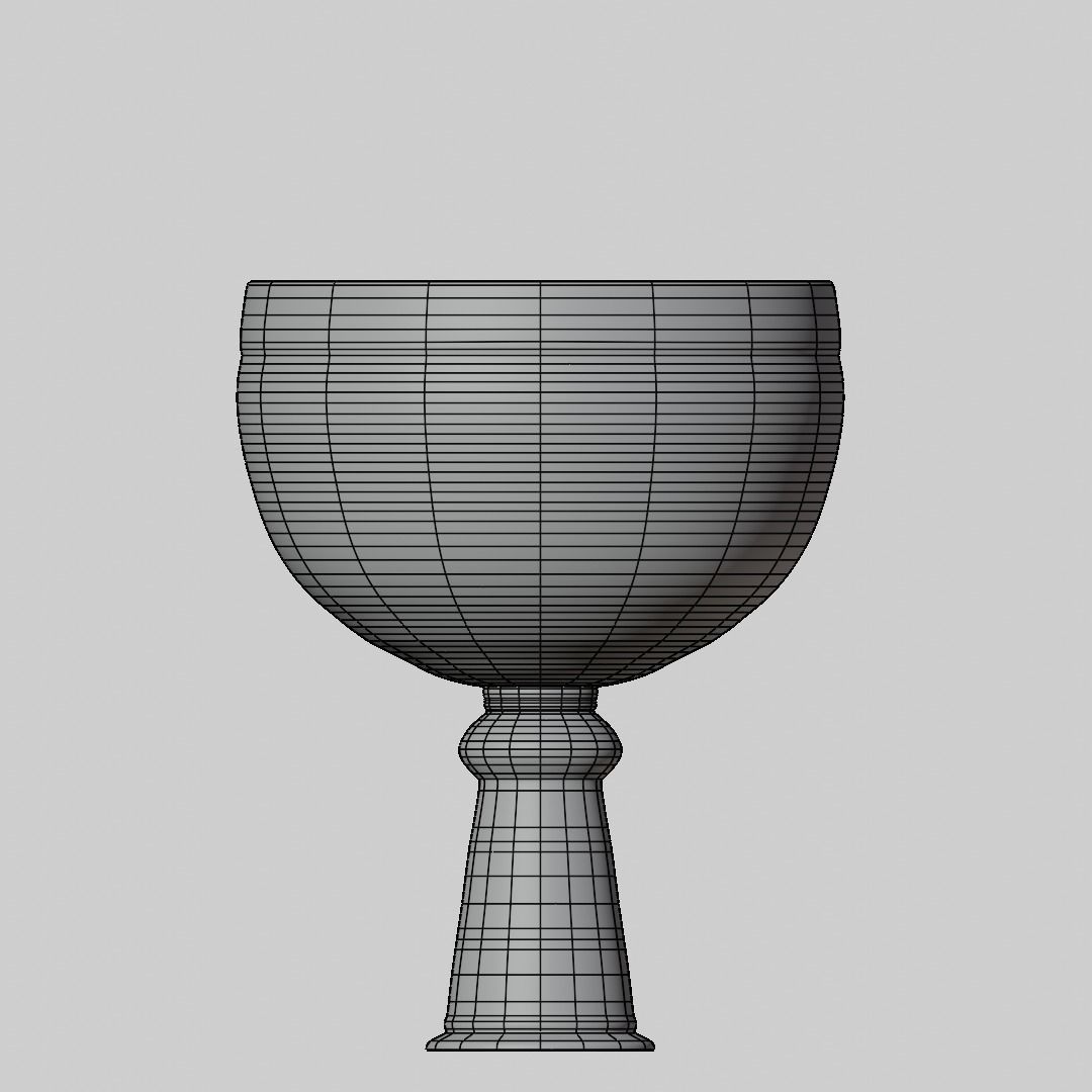 Gold Goblet free 3D model | CGTrader