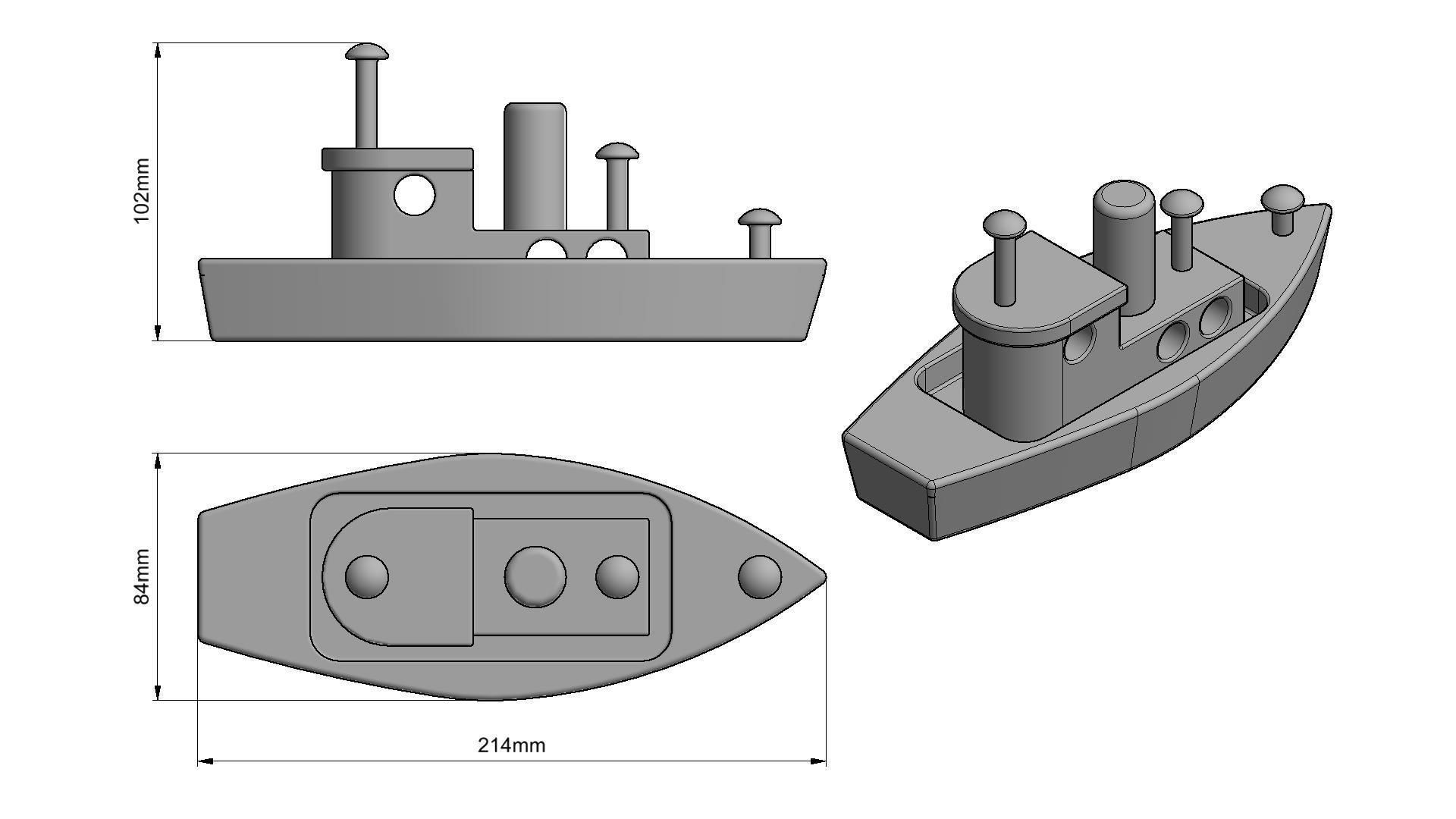 3D model Unified ship model VR / AR / low-poly | CGTrader