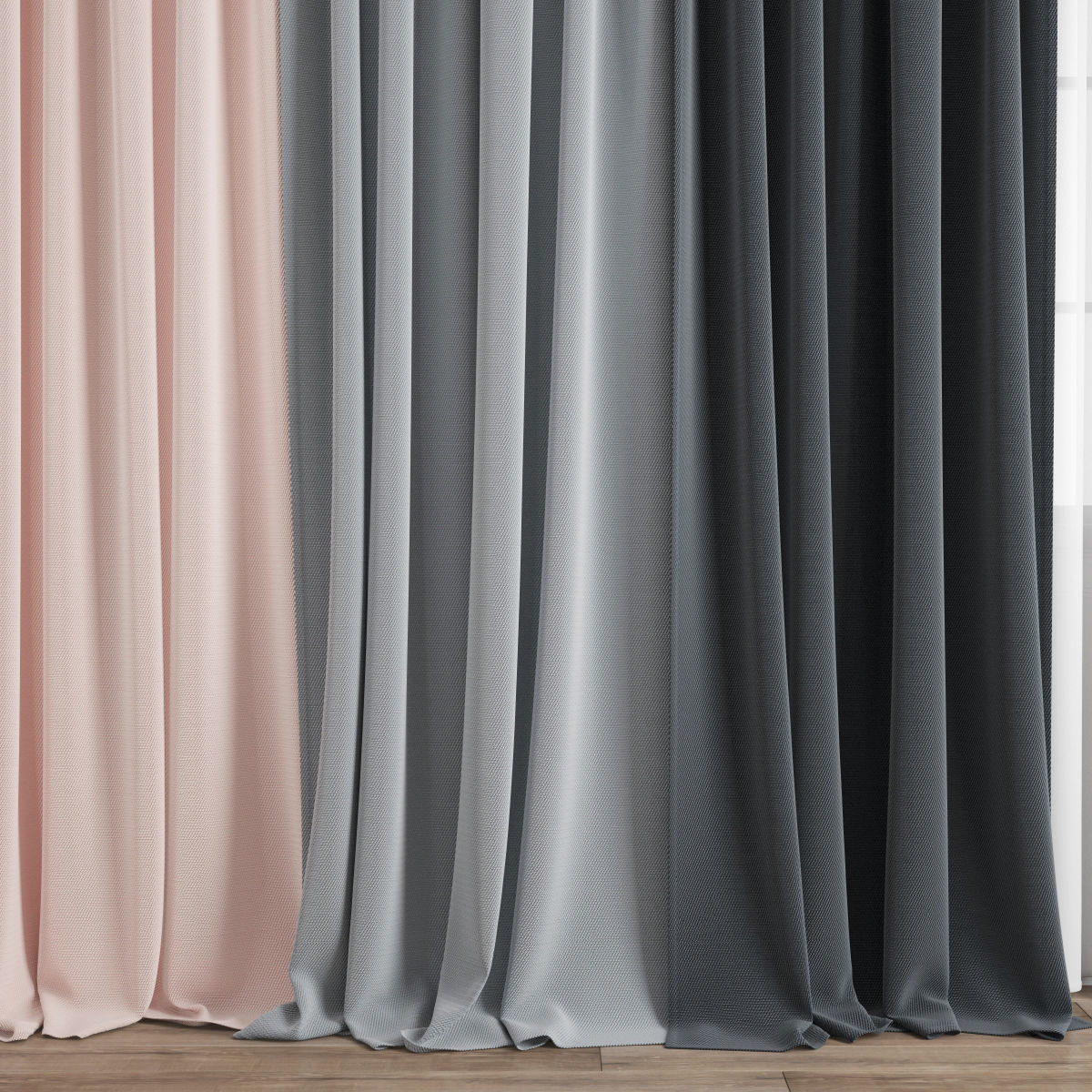 curtain 473 3D model | CGTrader