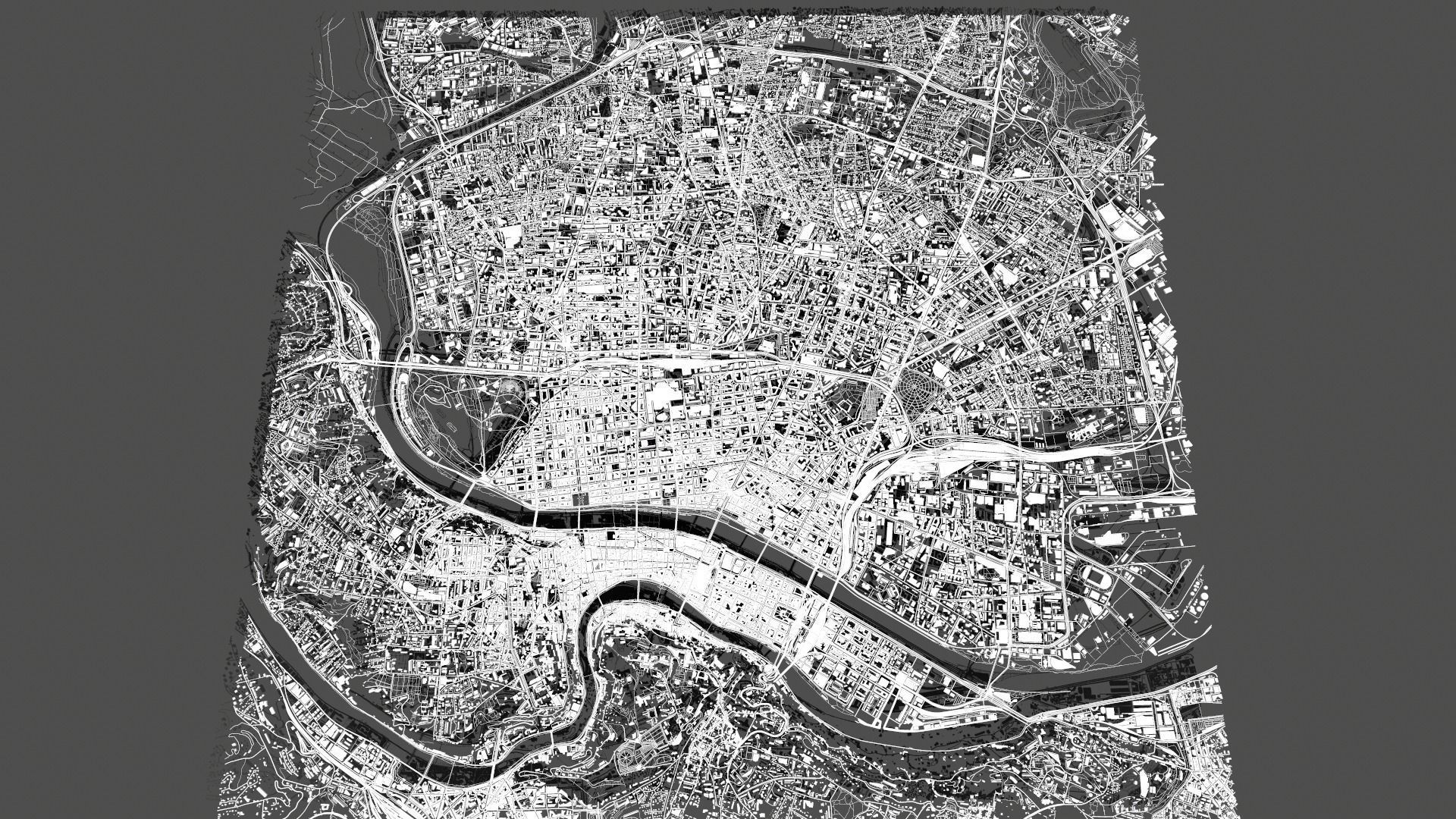 Cityscape Lyon France 3D model | CGTrader