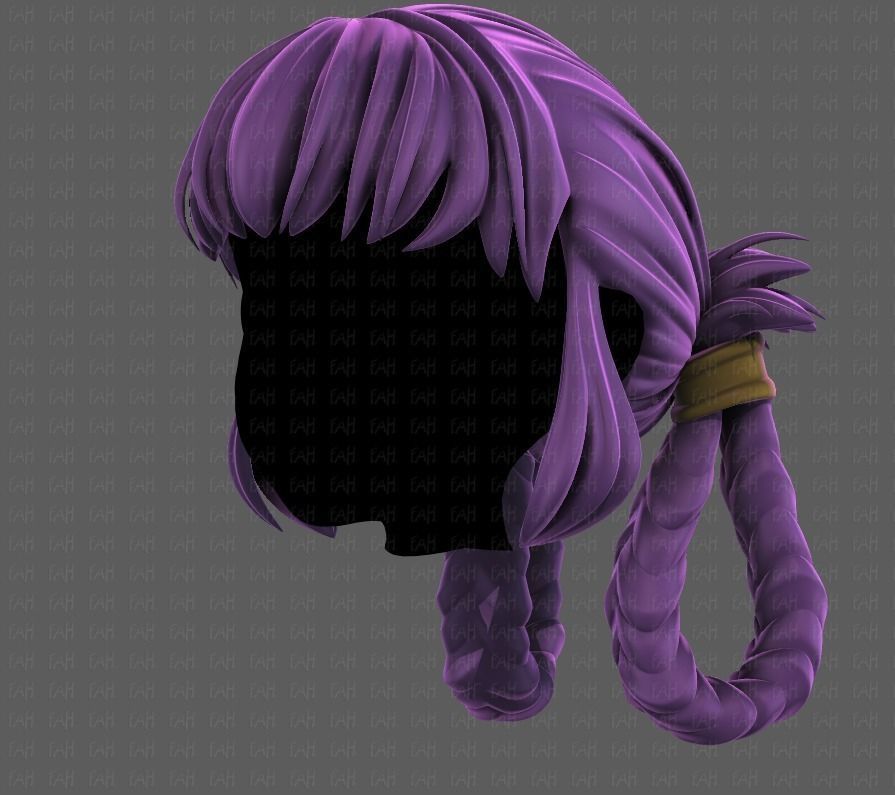 3D Hair style for girl V110 3D model | CGTrader