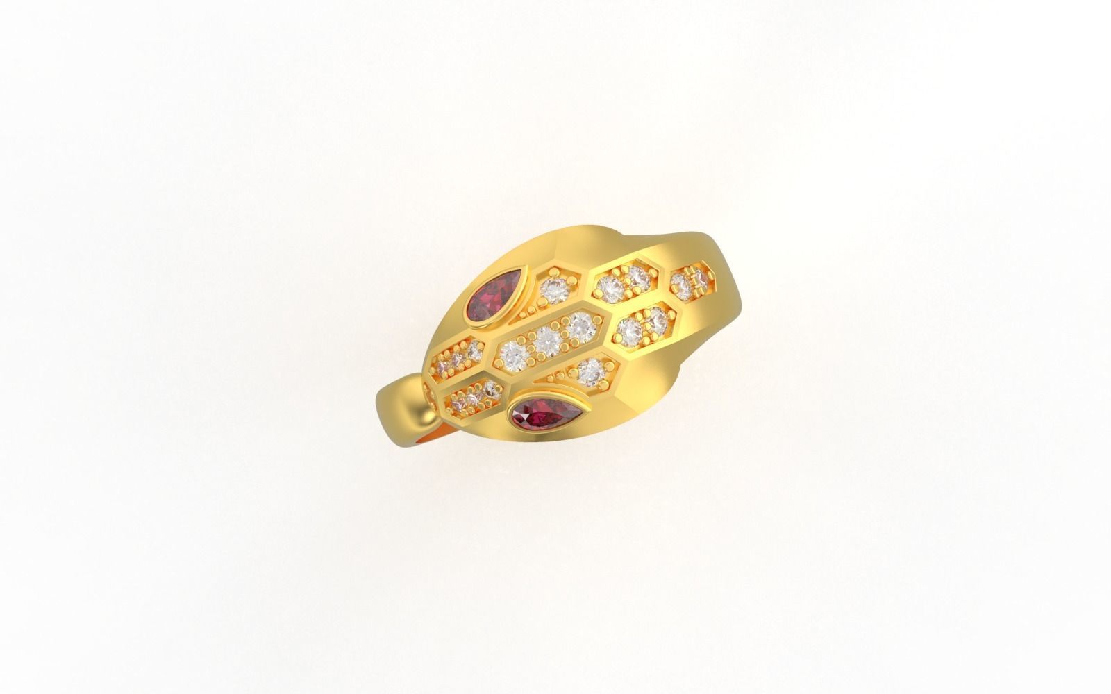 Serpentyi snake ring 3D Print Model C41 3D model 3D printable | CGTrader