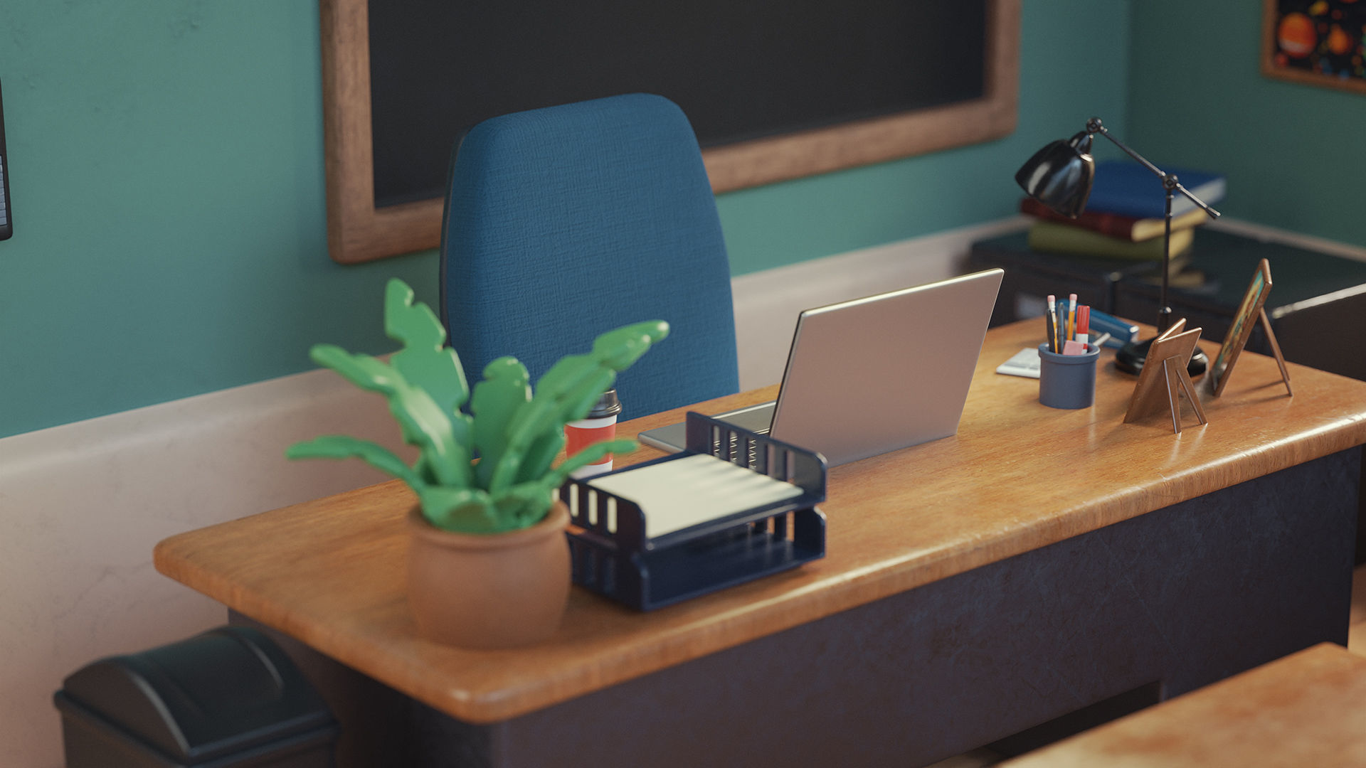 Stylized School Kit 3D model | CGTrader