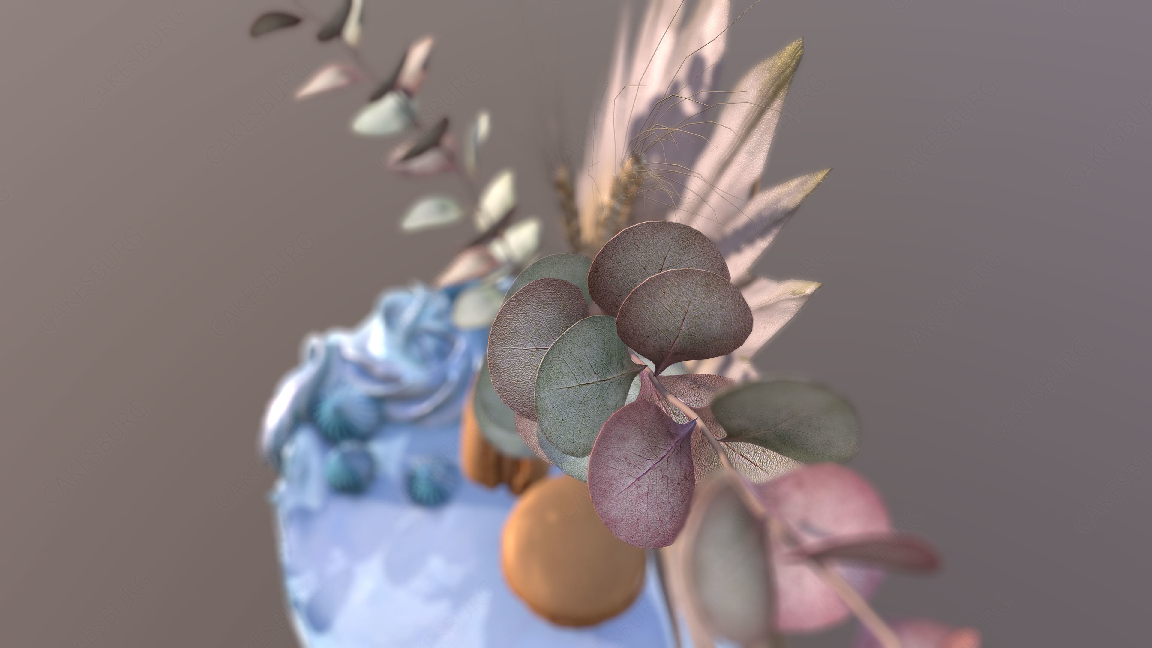 3D model Luxury Aegean Swirl Cake VR / AR / low-poly | CGTrader