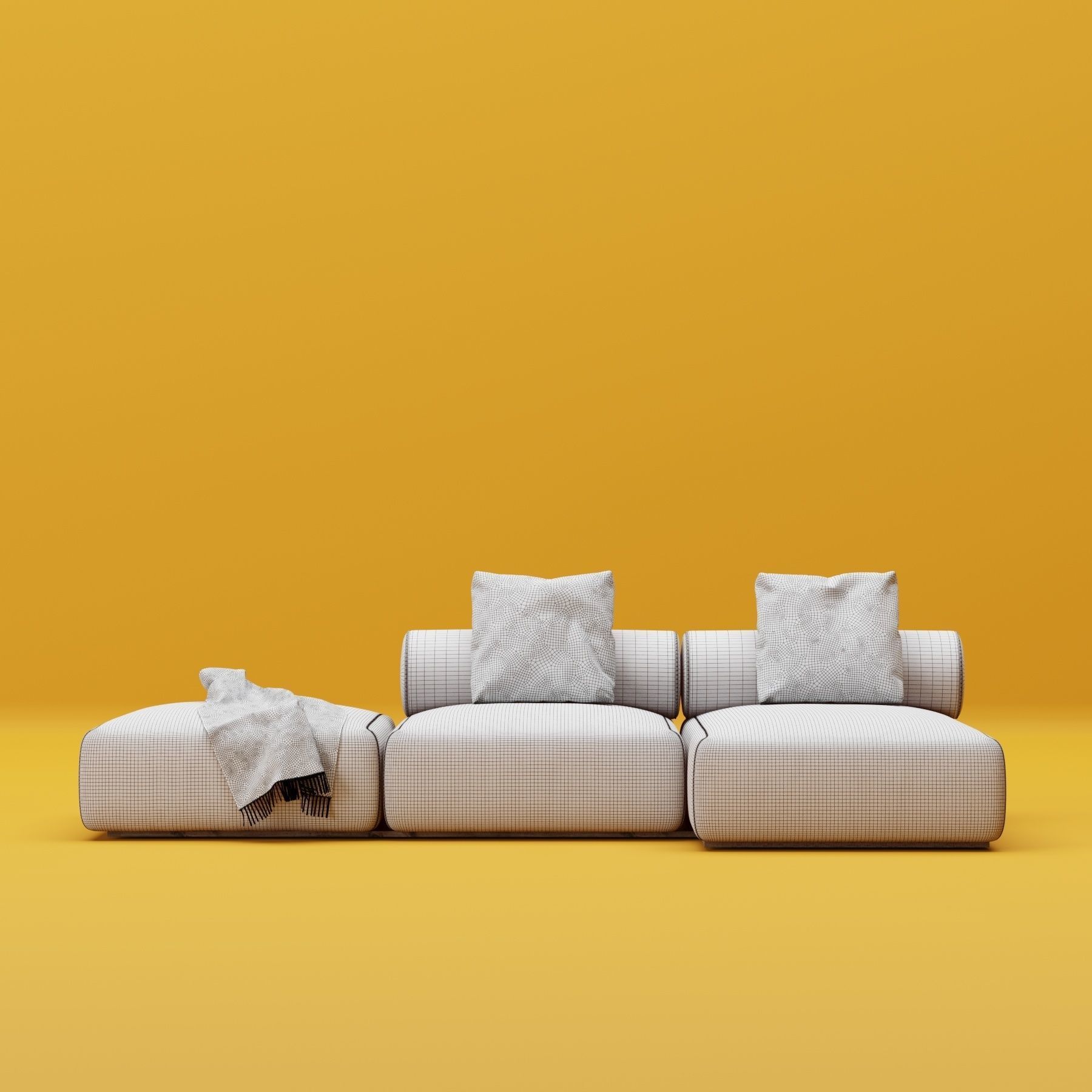 Modern Minimal Sofa free 3D model | CGTrader