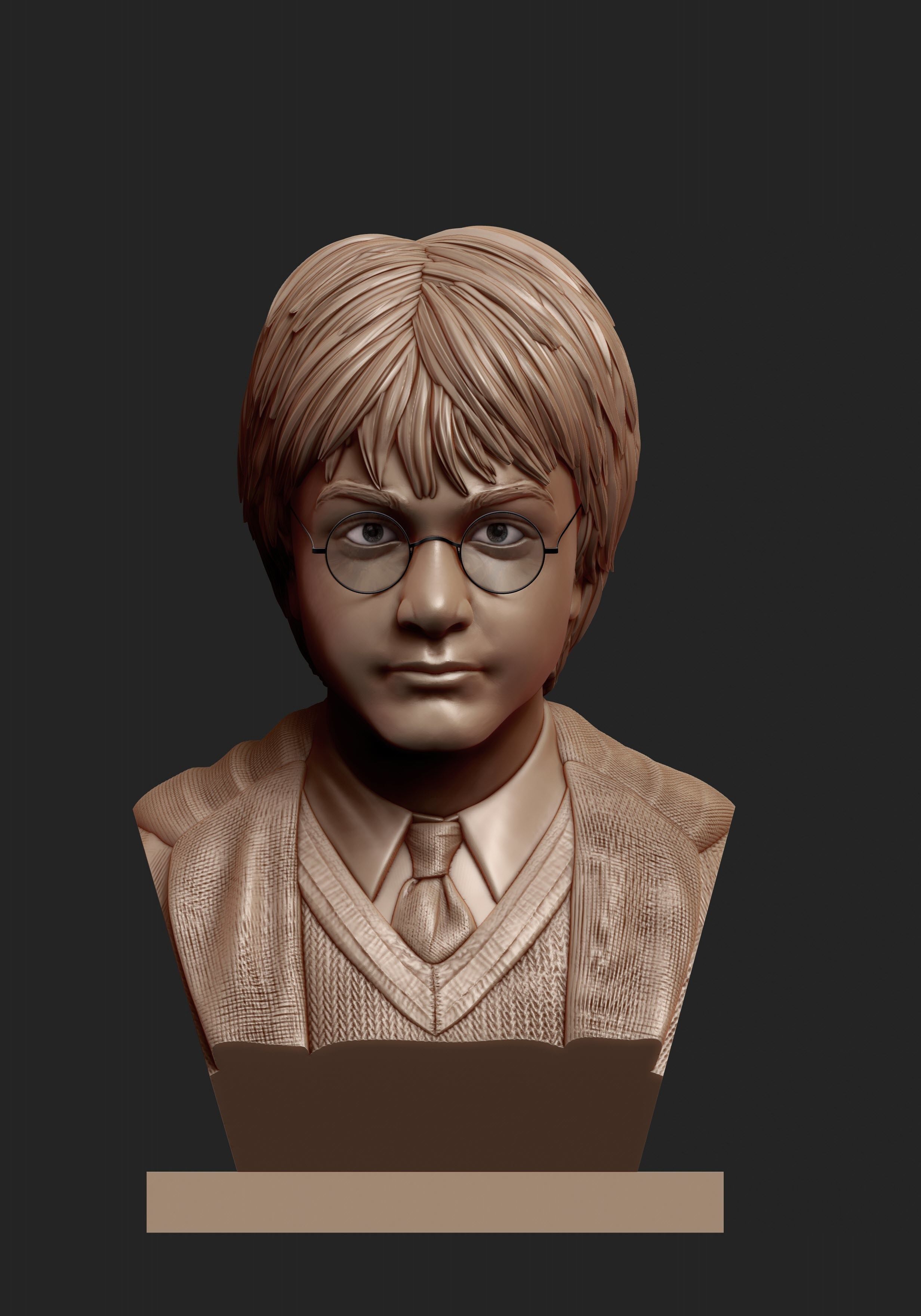 Harry Potter bust 3D Model 3D model 3D printable | CGTrader