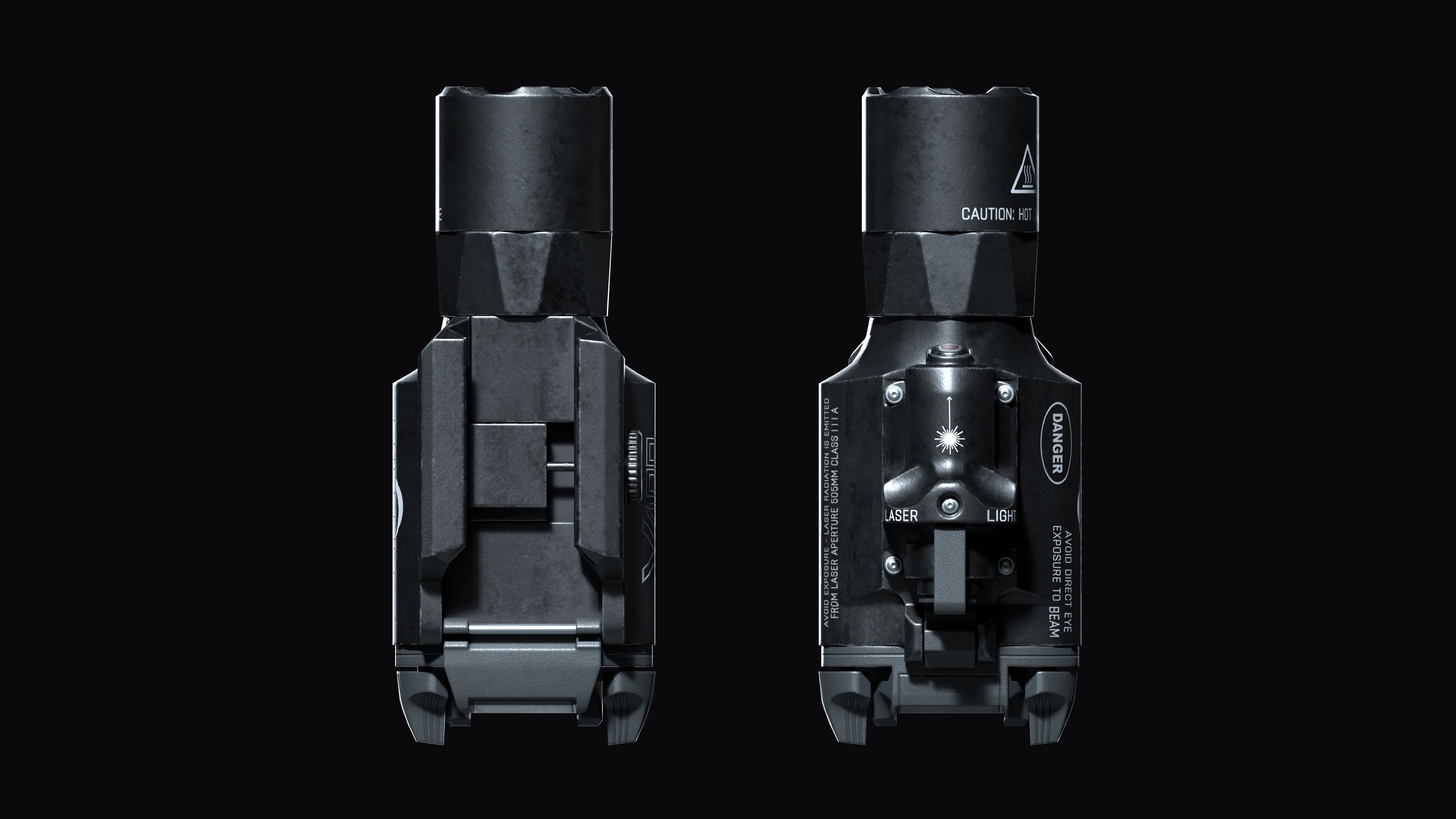 3D model Surefire X400 tactical weaponlight VR / AR / low-poly | CGTrader