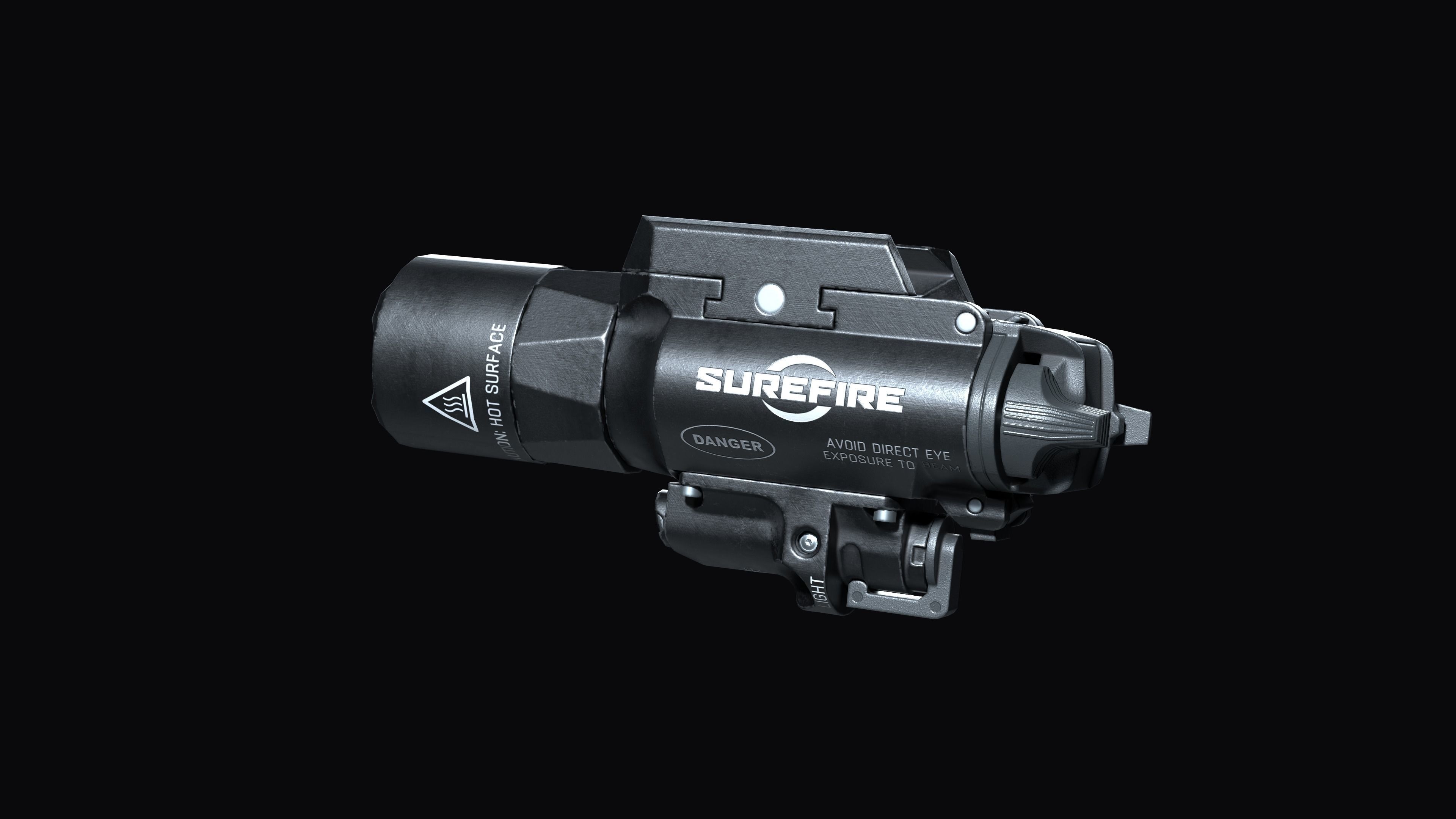 3D model Surefire X400 tactical weaponlight VR / AR / low-poly | CGTrader