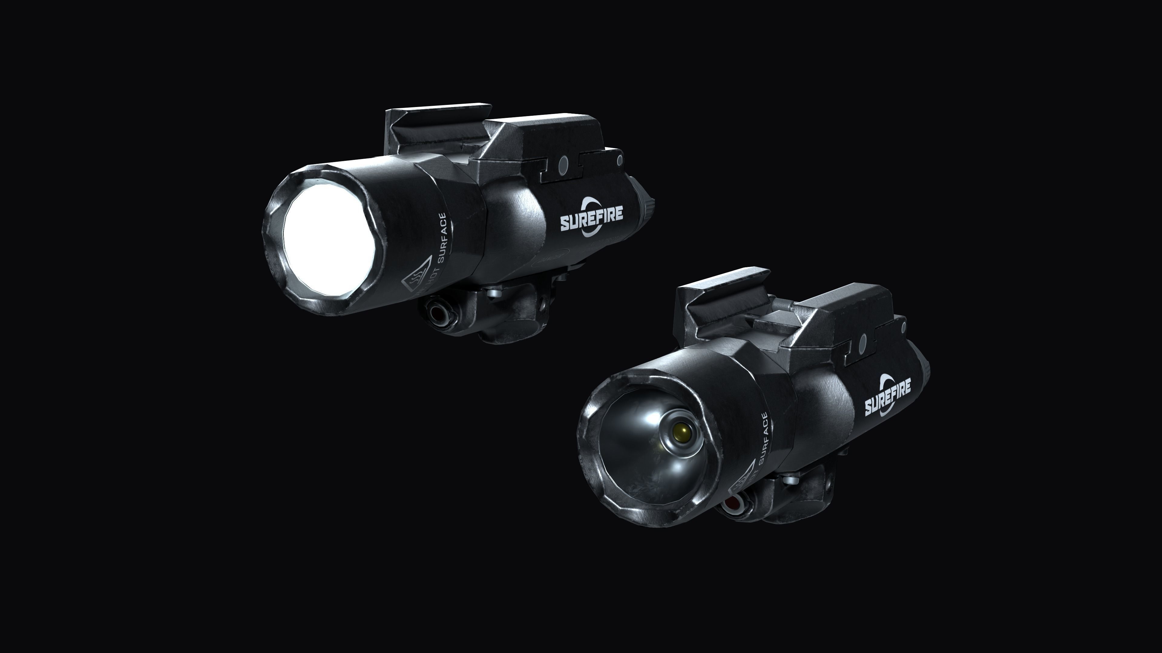 3D model Surefire X400 tactical weaponlight VR / AR / low-poly | CGTrader