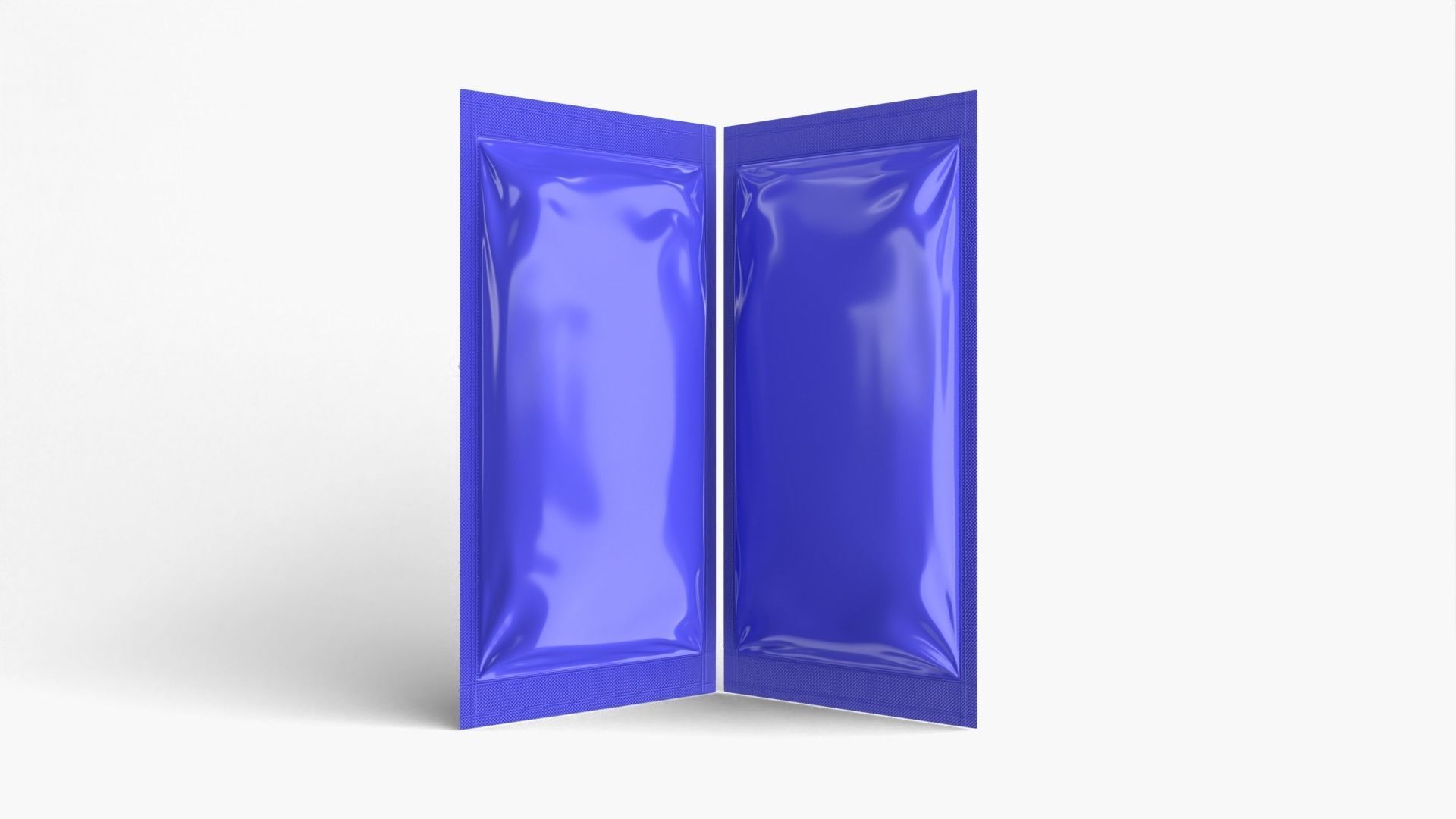 3D model sachet packaging mockup VR / AR / low-poly | CGTrader