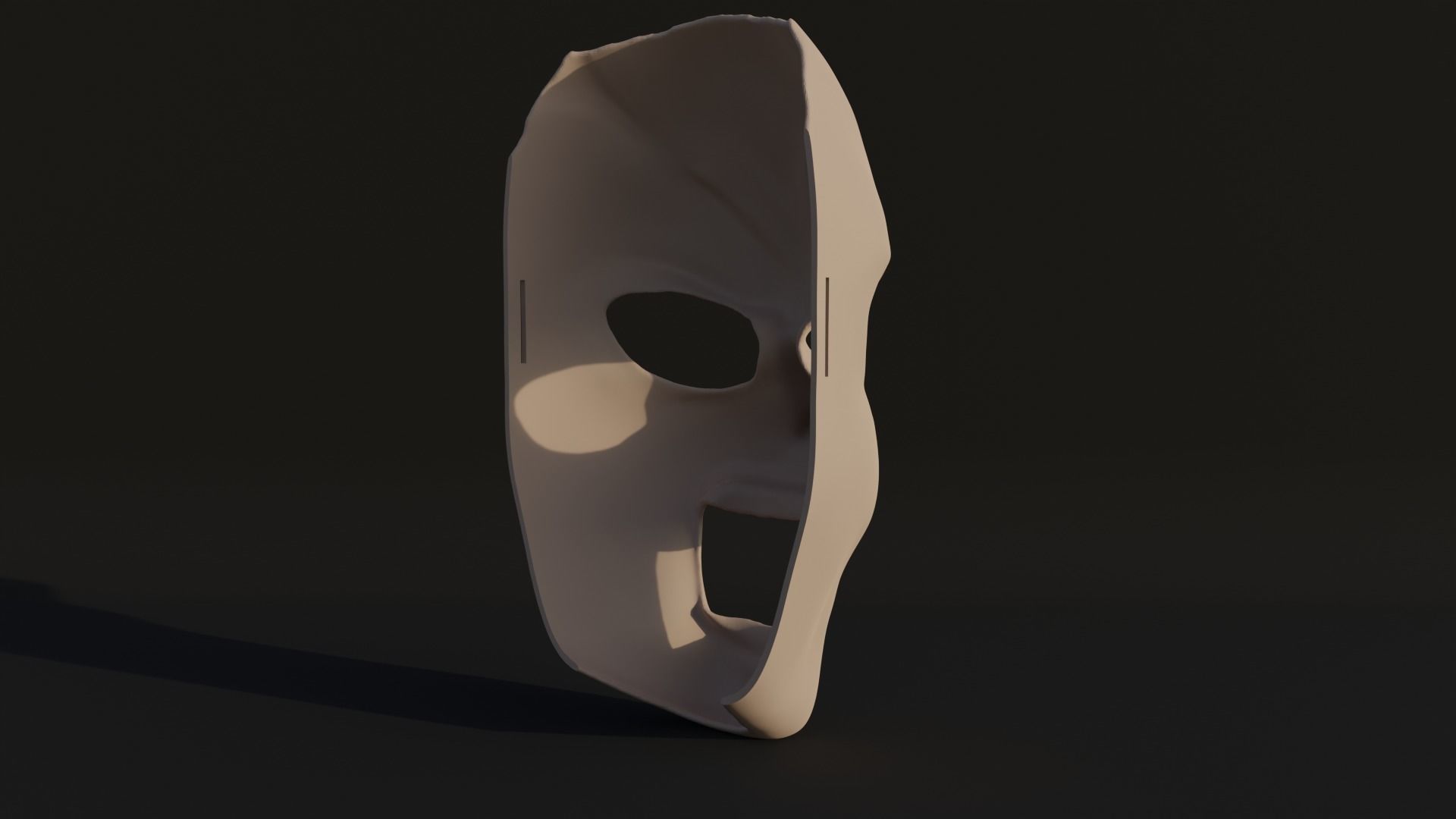 Saitama Anime Cosplay Face Mask 3D model 3D printable | CGTrader