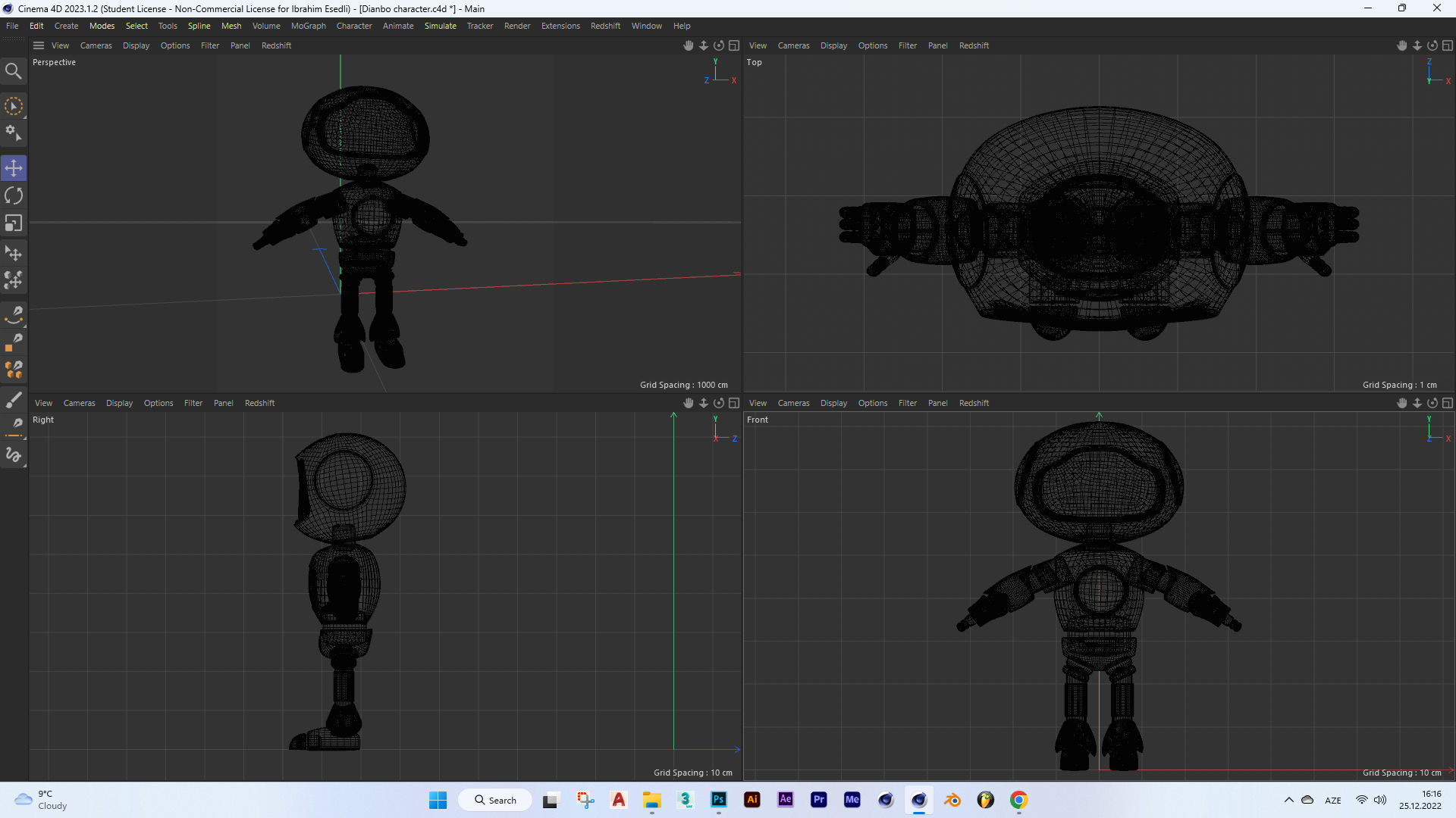 3D Robot Generic Character 3D model | CGTrader