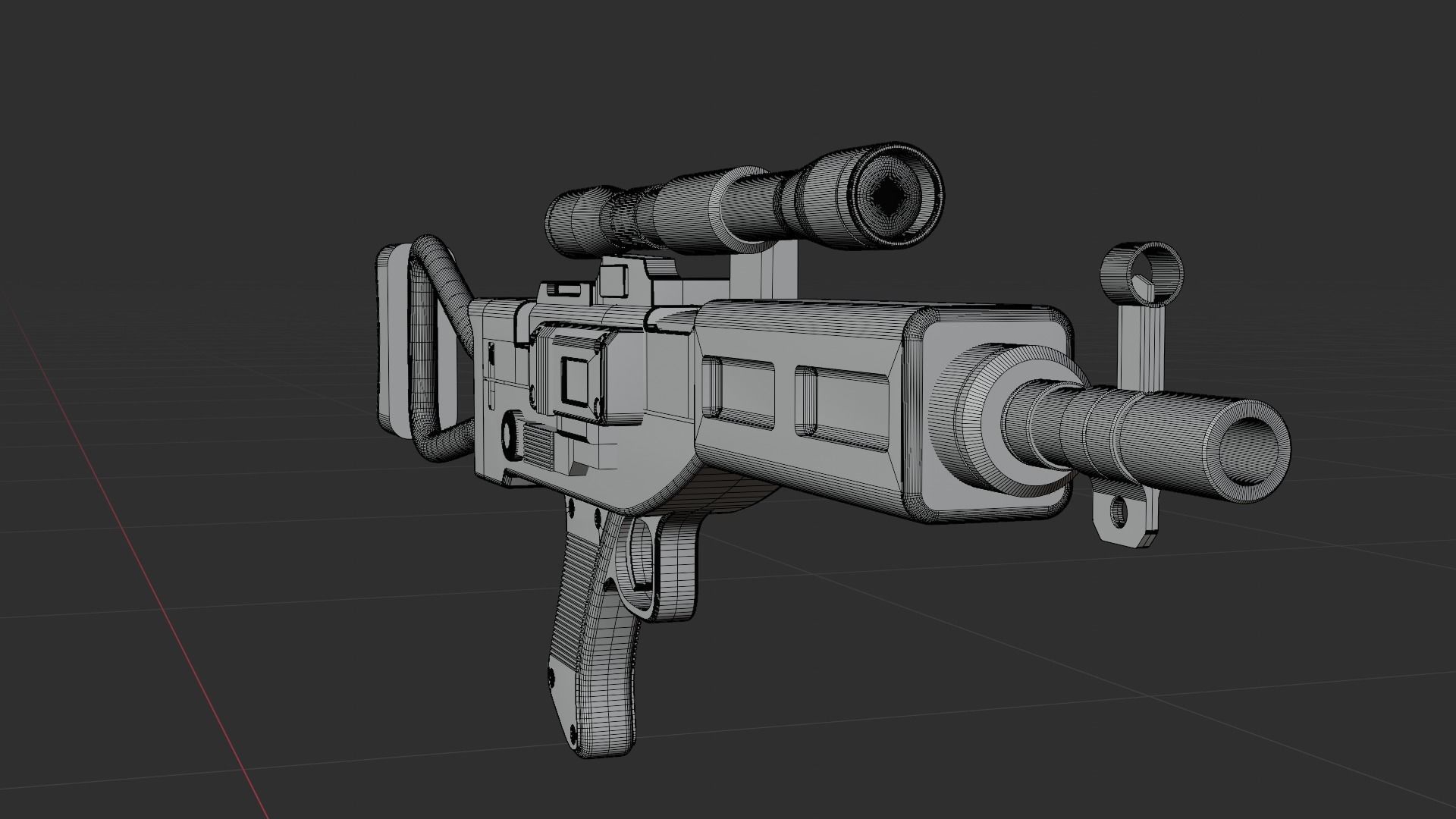 AT-AT Pilot Blaster Rifle 3D model | CGTrader