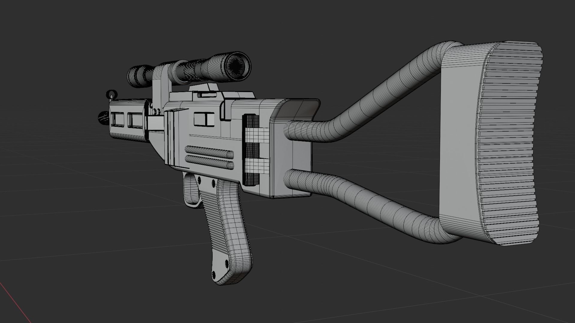 AT-AT Pilot Blaster Rifle 3D model | CGTrader