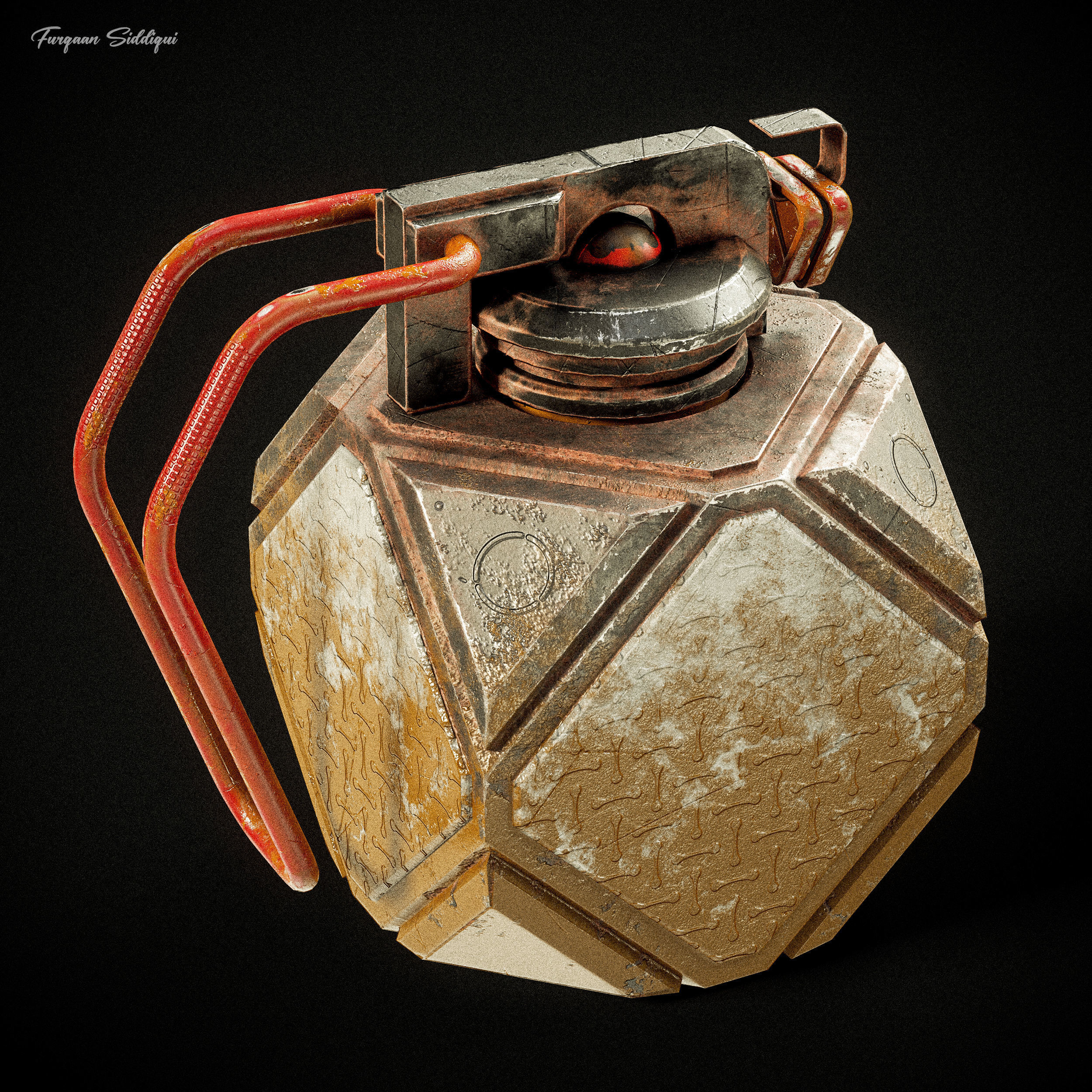3D model Sci-fi Grenade V5 VR / AR / low-poly | CGTrader