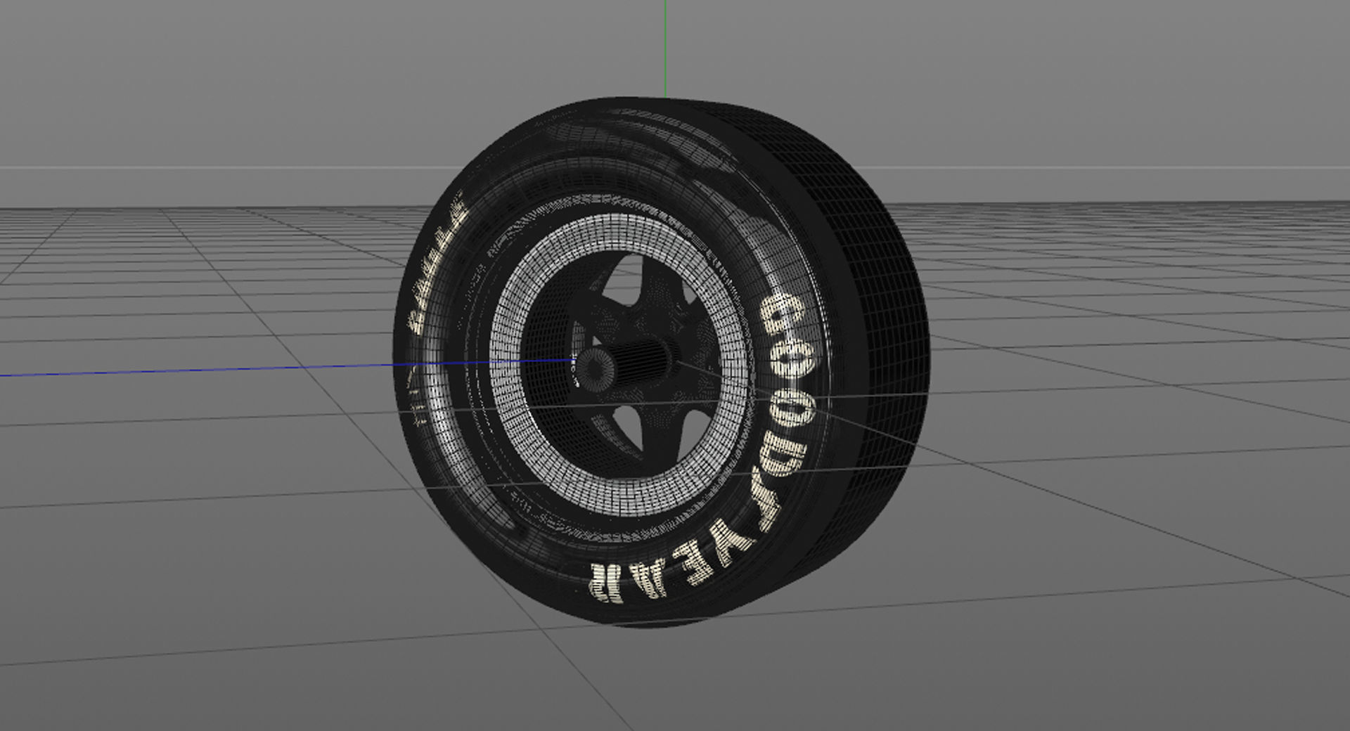 Le Mans Racing Backwheel 3D model | CGTrader