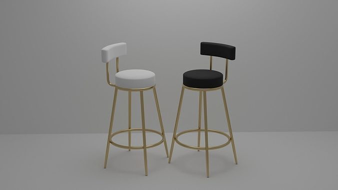 bar chair 3D model | CGTrader