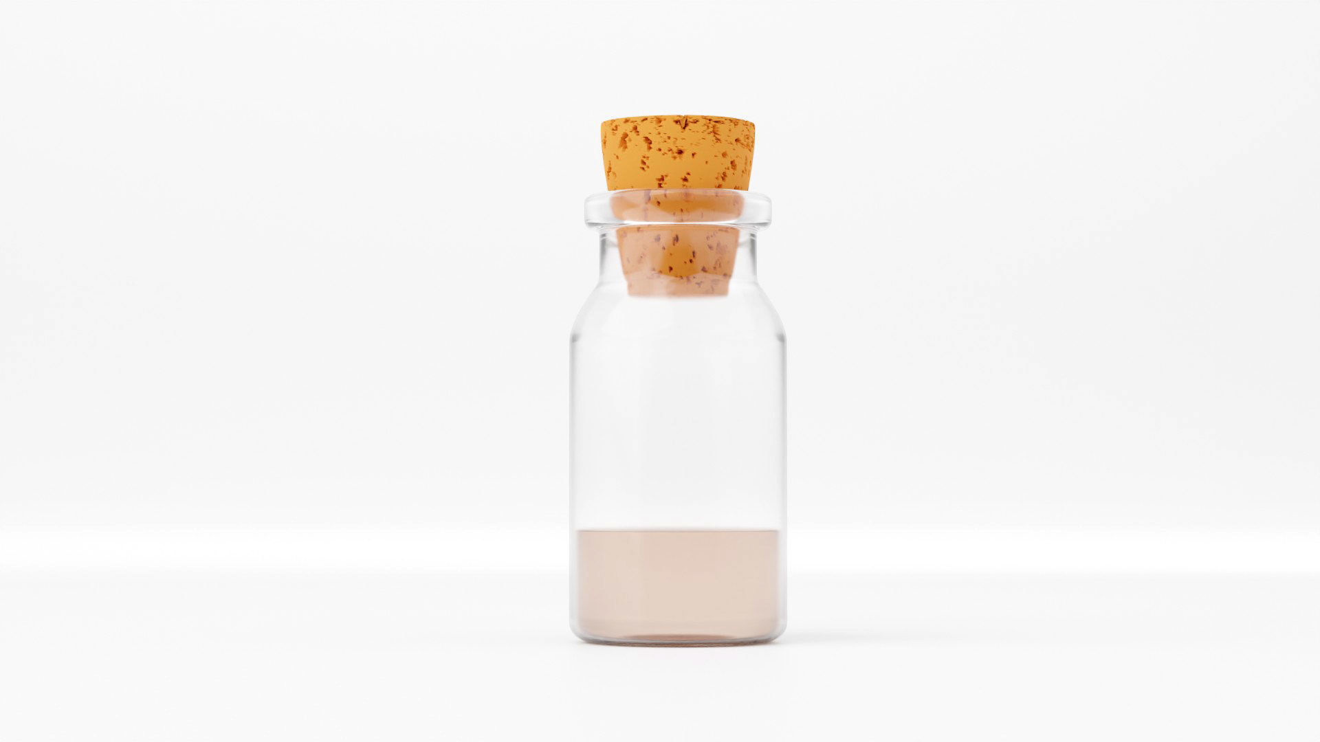 3D model Medical Lab Glass Bottle Realistic 3D model VR / AR / low-poly ...