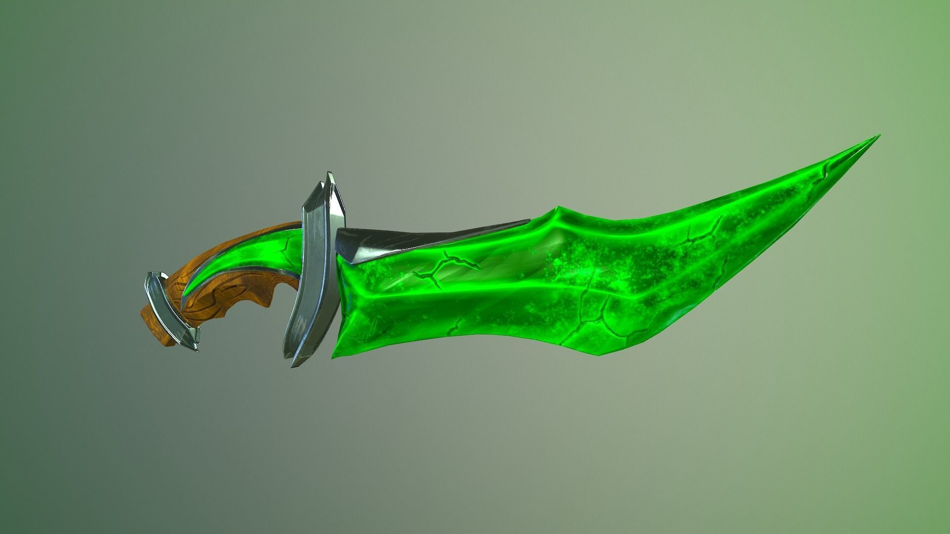 3D model stylized fantasy dagger VR / AR / low-poly | CGTrader