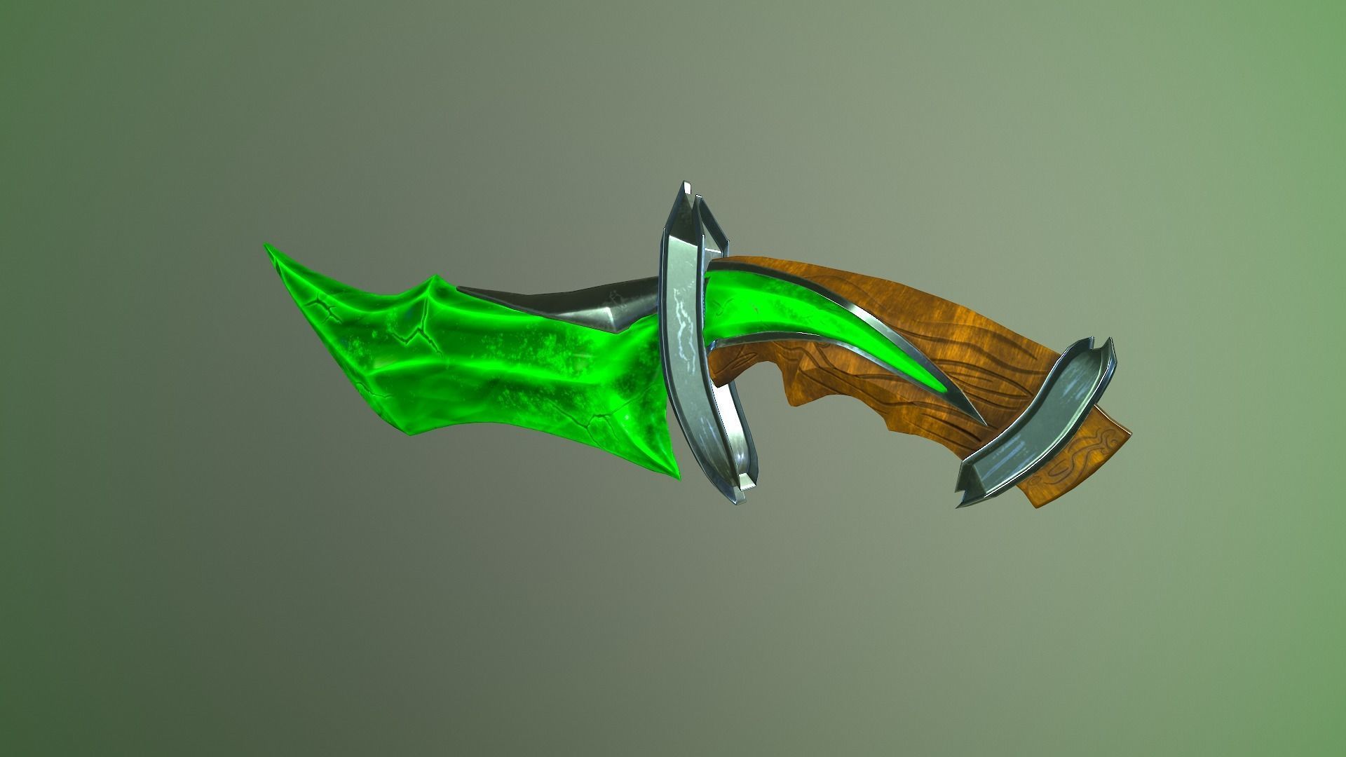 3D model stylized fantasy dagger VR / AR / low-poly | CGTrader