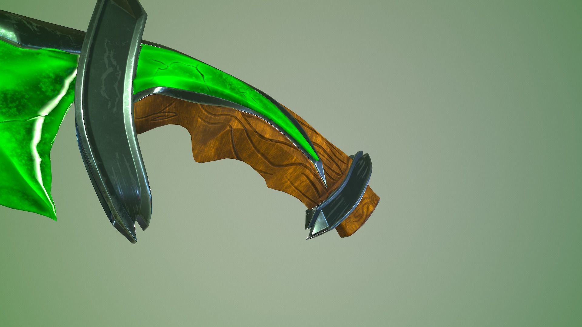 3D model stylized fantasy dagger VR / AR / low-poly | CGTrader