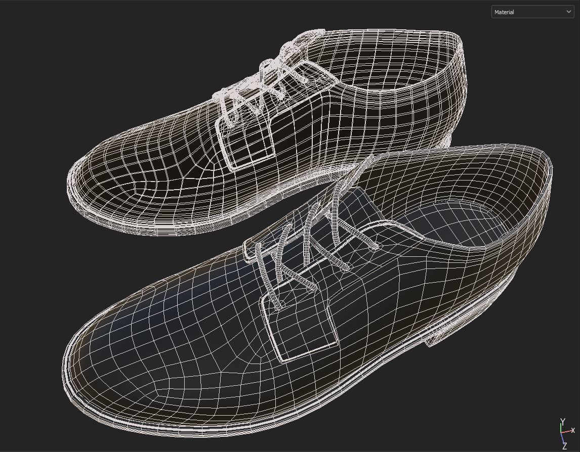 Suit Shoes 3D model | CGTrader