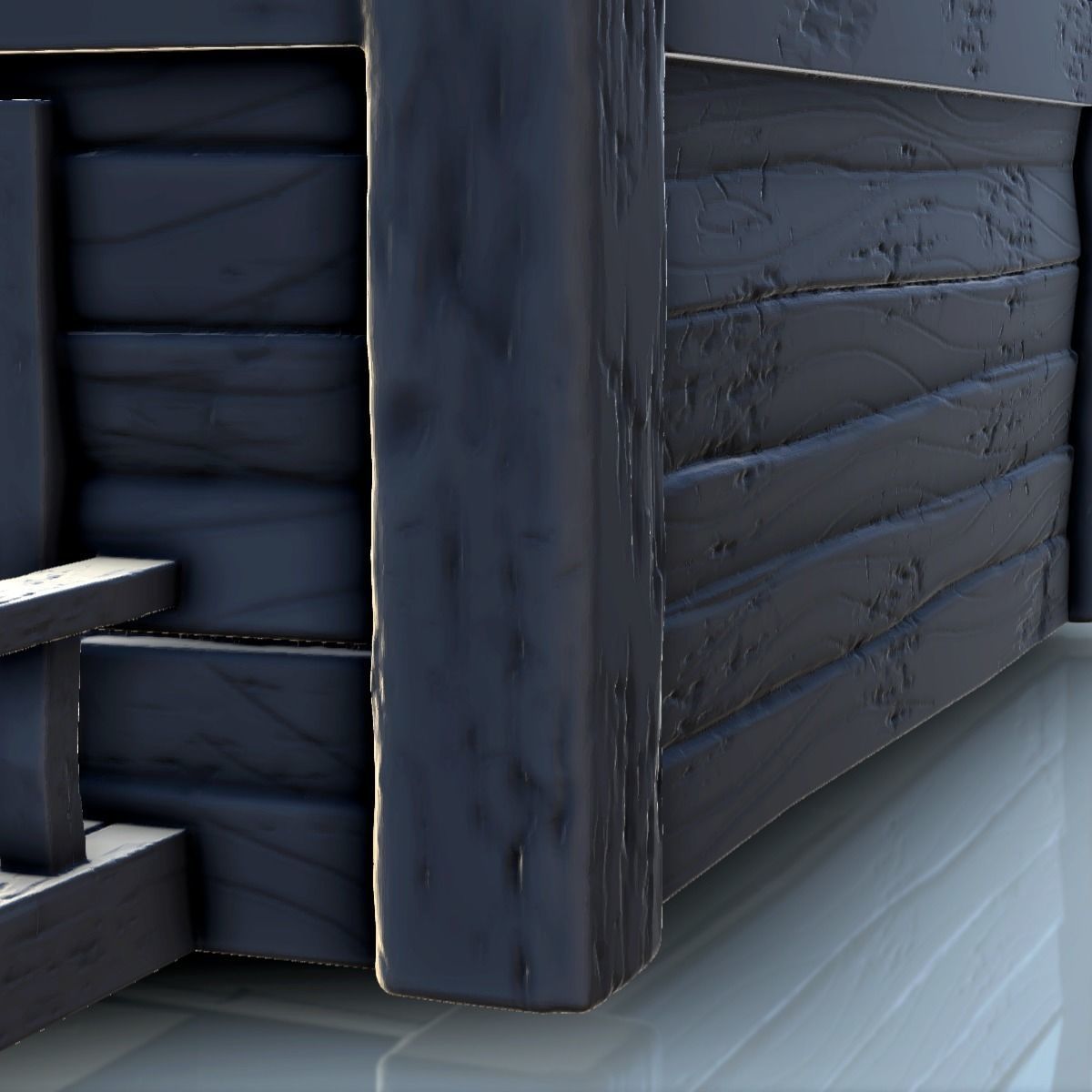 Western bank building with floor and canopy 7 - USA ACW War 3D model 3D ...