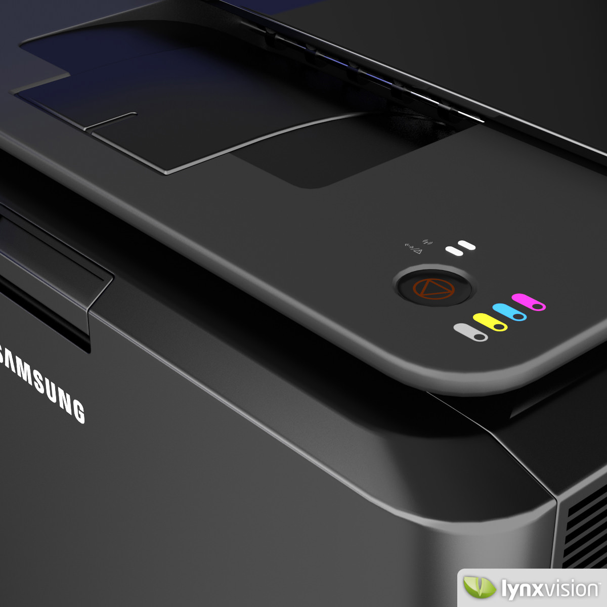 Samsung Color Laser Printer 3D Model MAX OBJ FBX | CGTrader.com