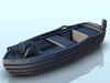 Paddle boat with powder cannon 1 - Medieval Gothic Feudal Old 3D model ...
