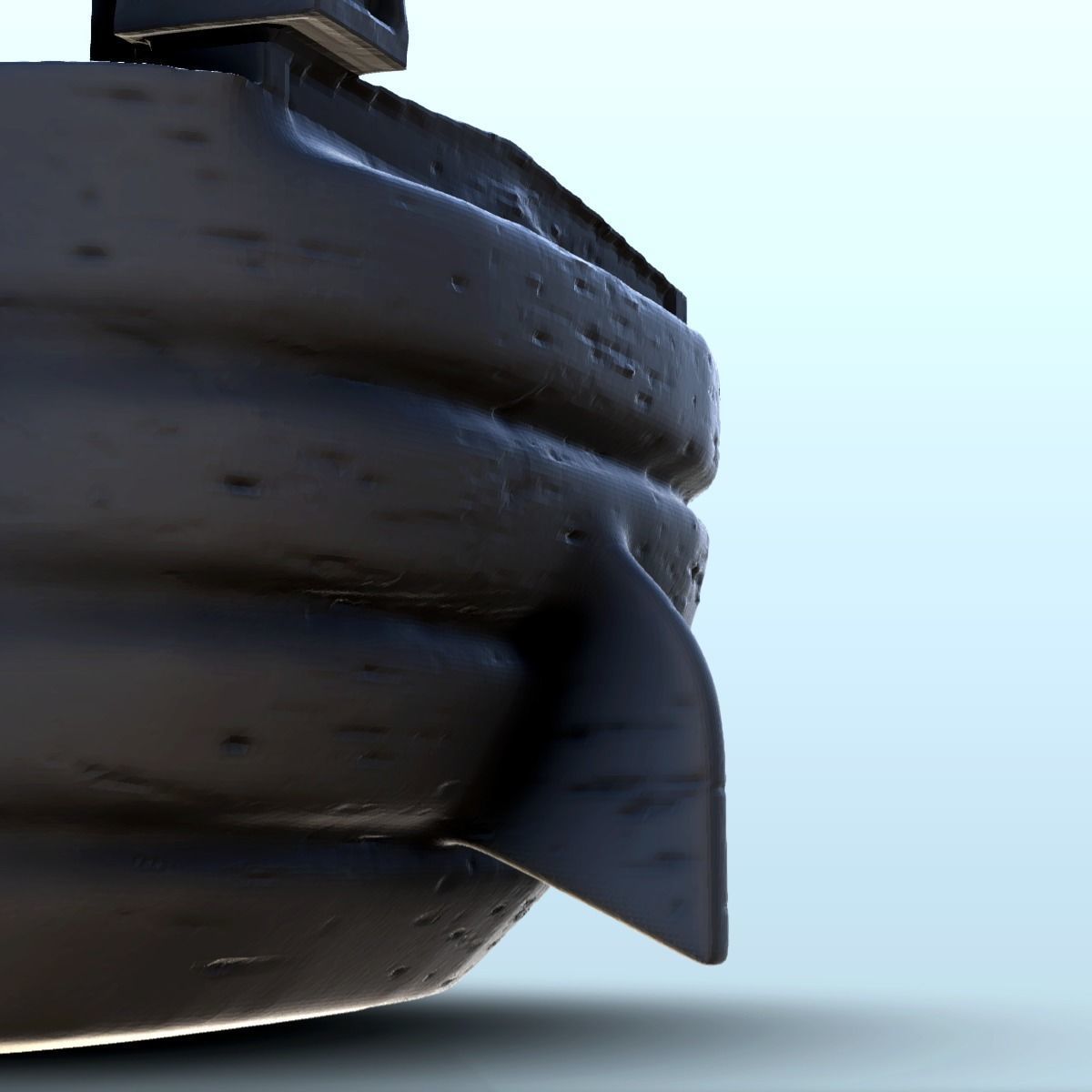 Paddle boat with powder cannon 1 - Medieval Gothic Feudal Old 3D model ...