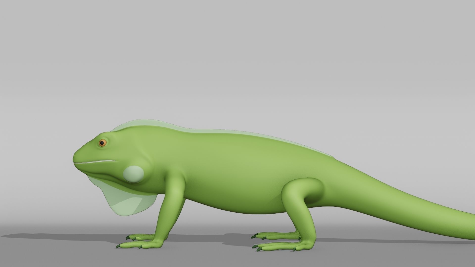 3D model Iguana Base Mesh VR / AR / low-poly | CGTrader