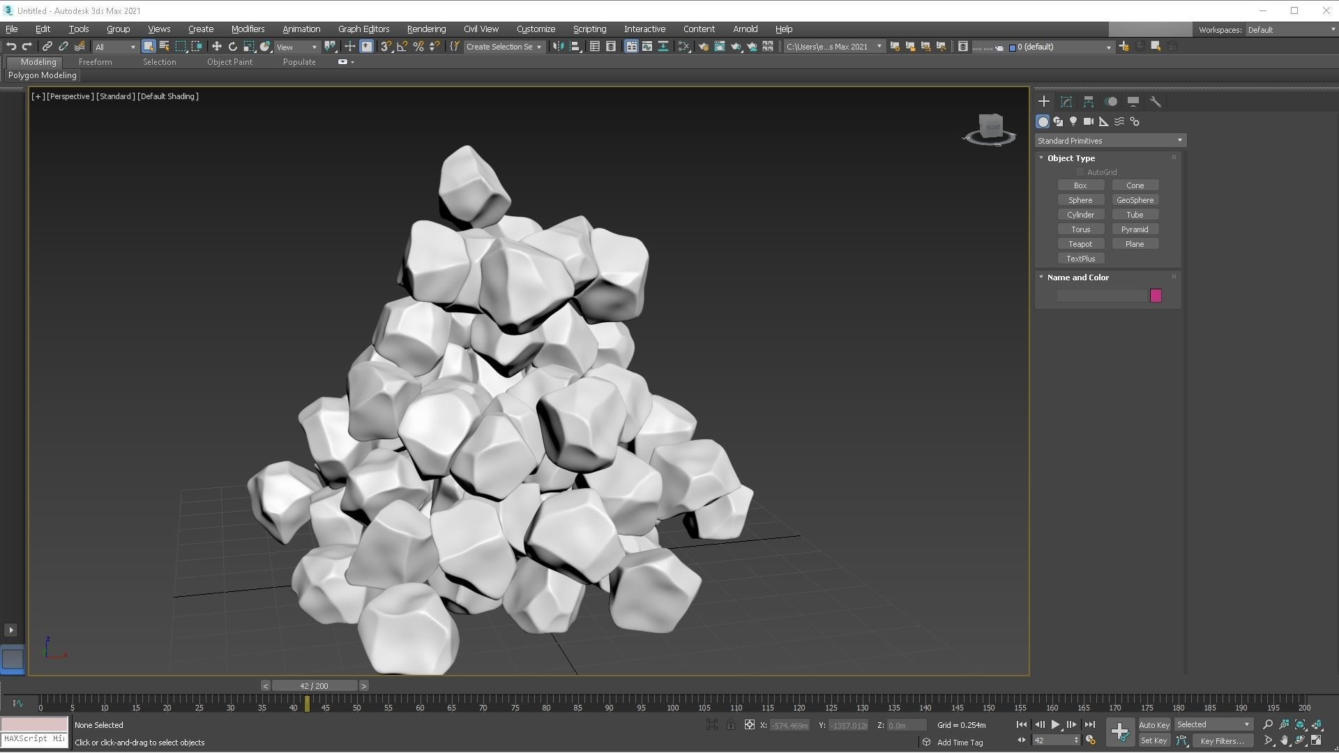 Ice cubes falling animation 1 3D model animated | CGTrader