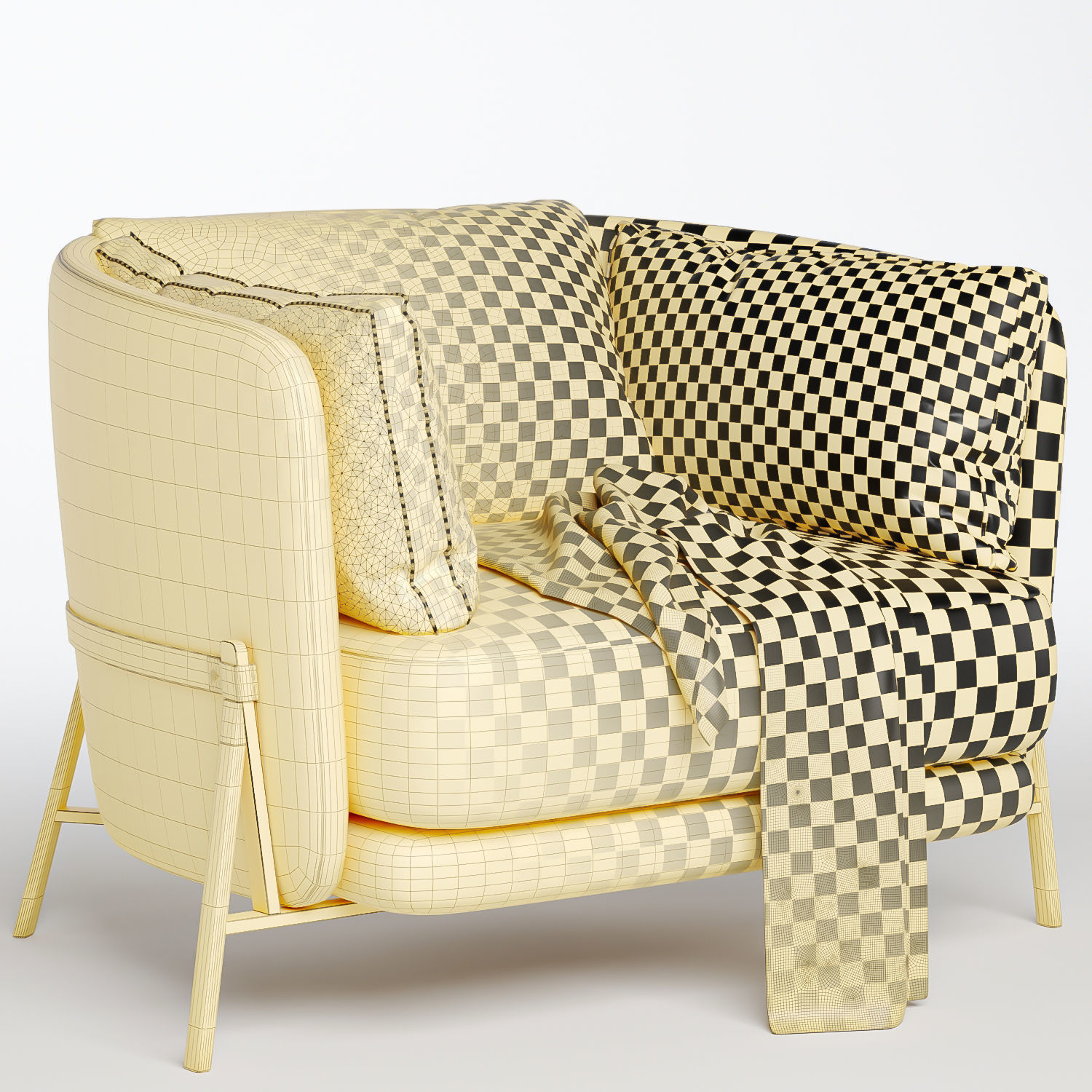 cradle armchair by Arflex 3D model | CGTrader