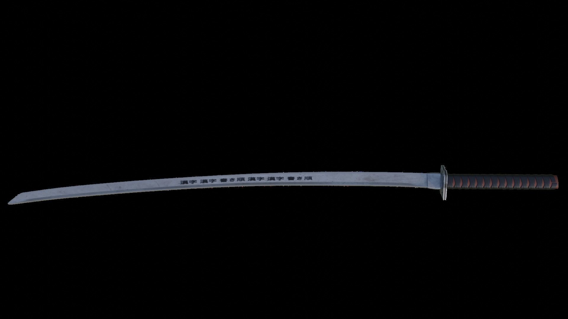 Katana Samurai Katana Ninja Katana Sword War Battle Sword 3D model ...
