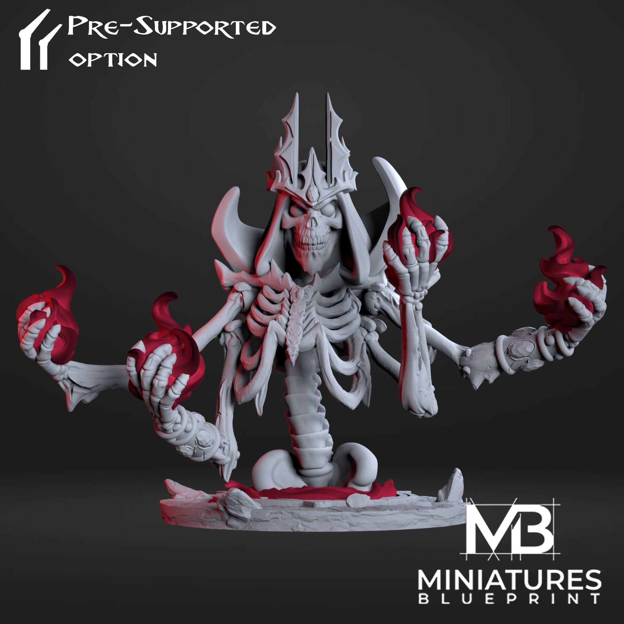 Summoned Lich King 3D model 3D printable | CGTrader
