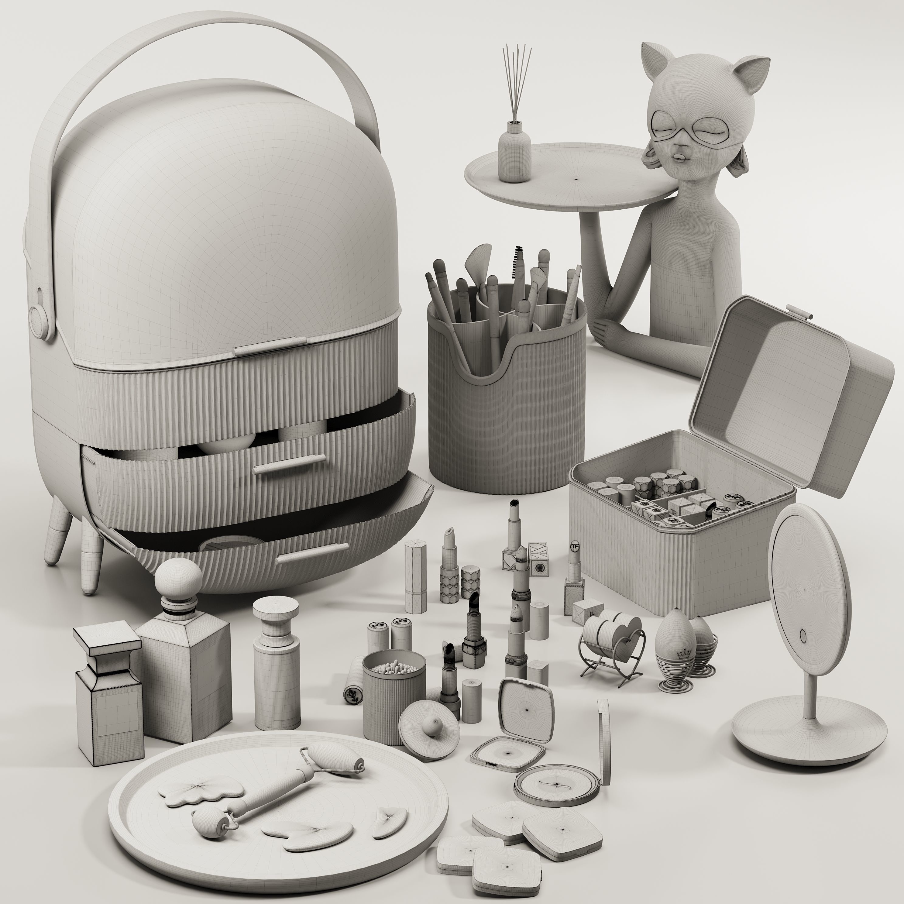 tash cosmetic 3D model | CGTrader