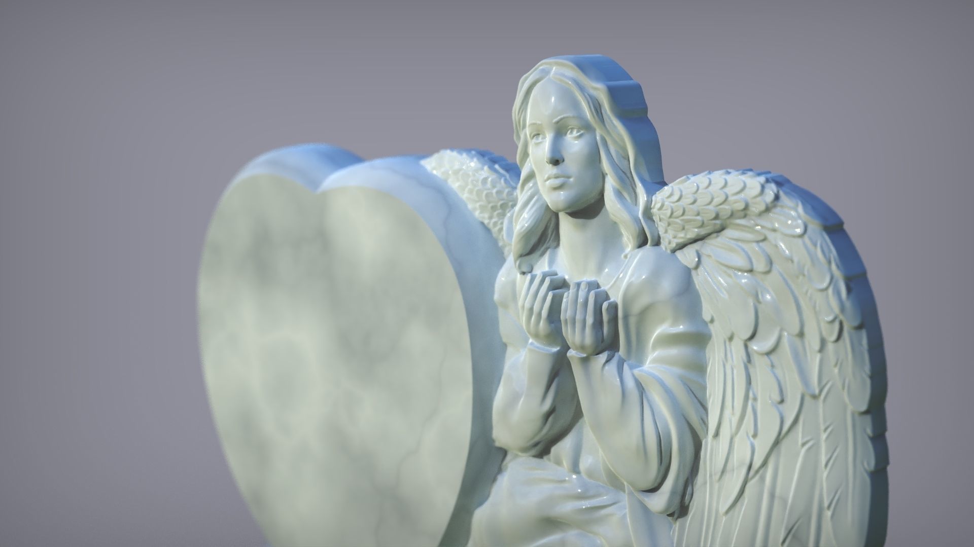 Angel Monuments 4 3D model 3D printable | CGTrader