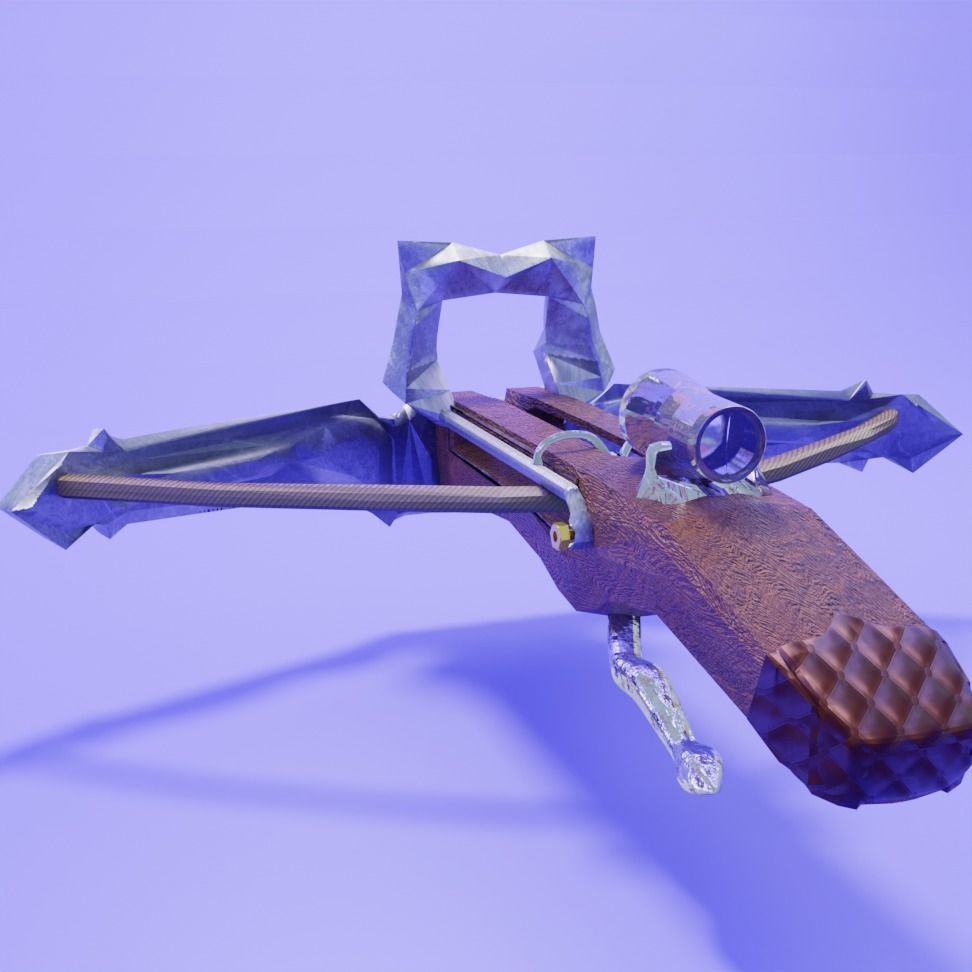 3D model CrossBow VR / AR / low-poly | CGTrader