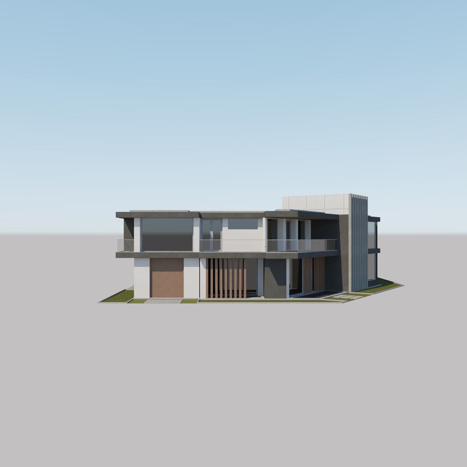 3D model Contemporary House 08 by THREEDEE INC VR / AR / low-poly ...