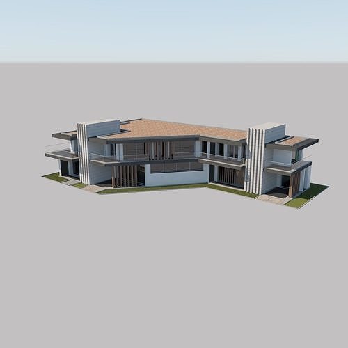 3D model Contemporary House 09 by THREEDEE INC VR / AR / low-poly ...