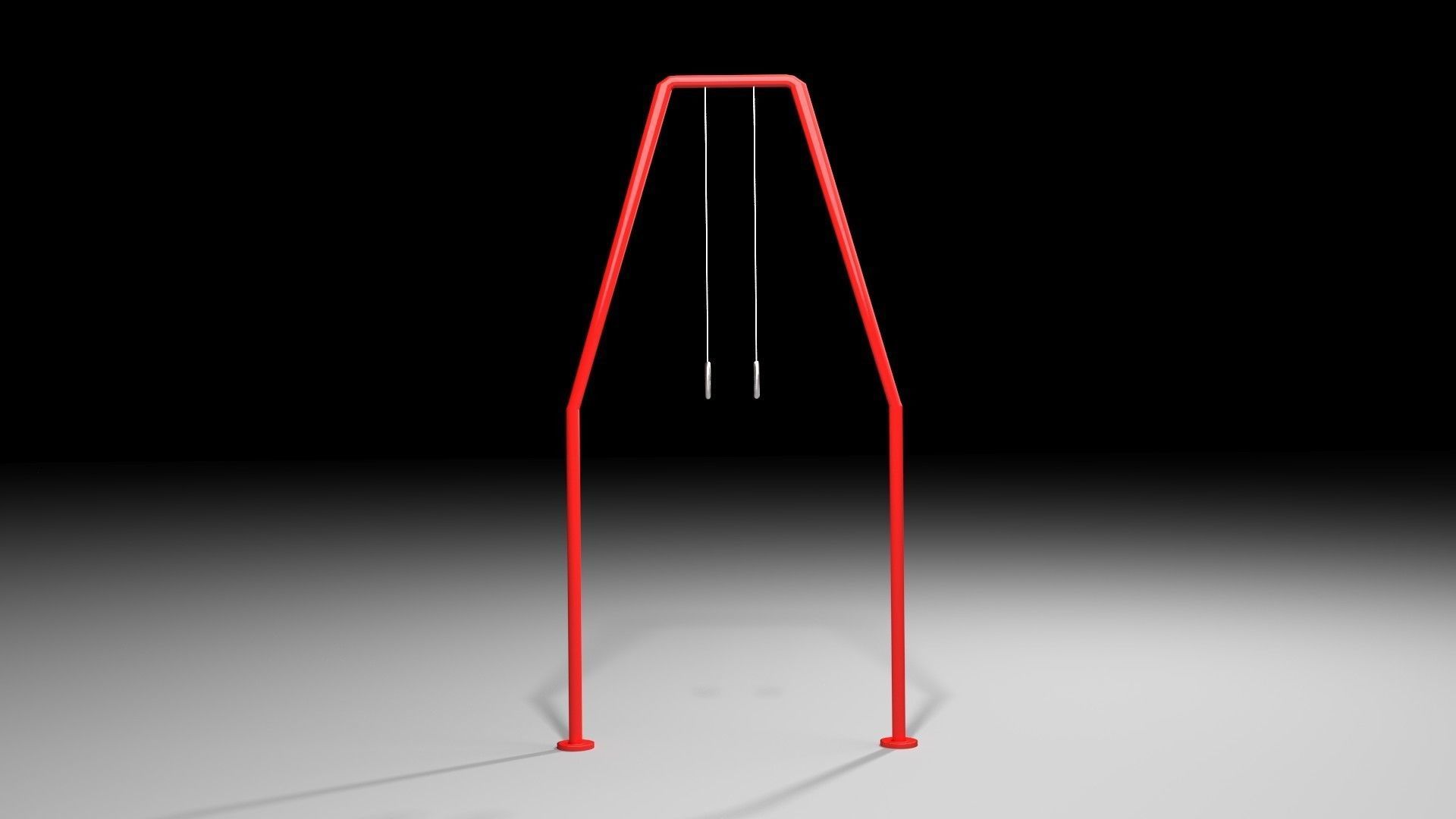 Gymnastics Equipment - Still Rings 3D model | CGTrader