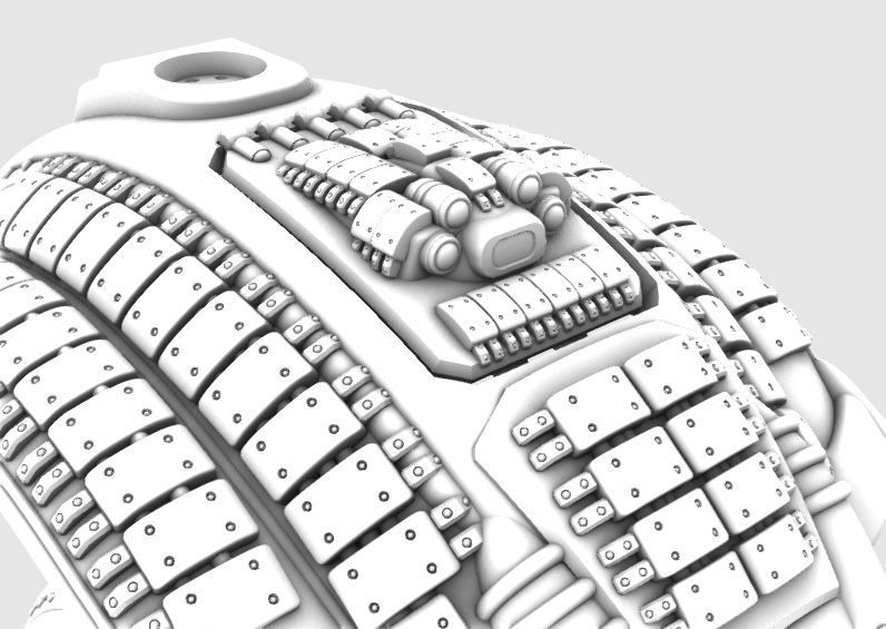 Project Quixote-28mm Presupported Dieselpunk Modular Mech Kit 3D model ...