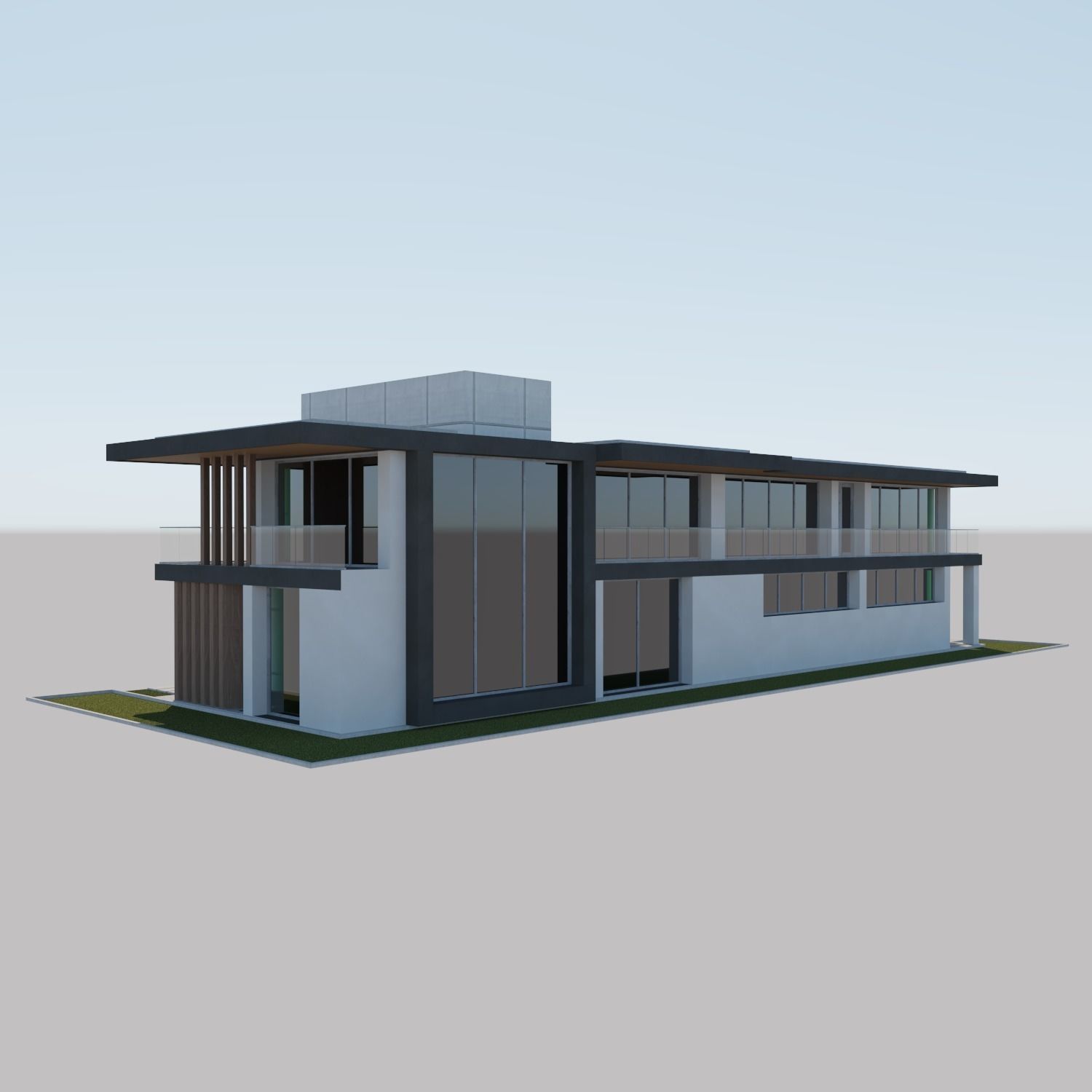 3D model Contemporary House 13 by THREEDEE INC VR / AR / low-poly | CGTrader