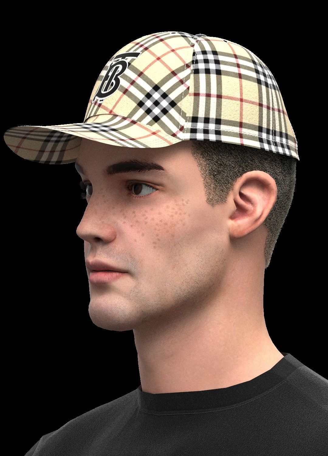 PALM ANGELS AND BURBERRY MODEL CLOTHES 3D 3D model rigged | CGTrader