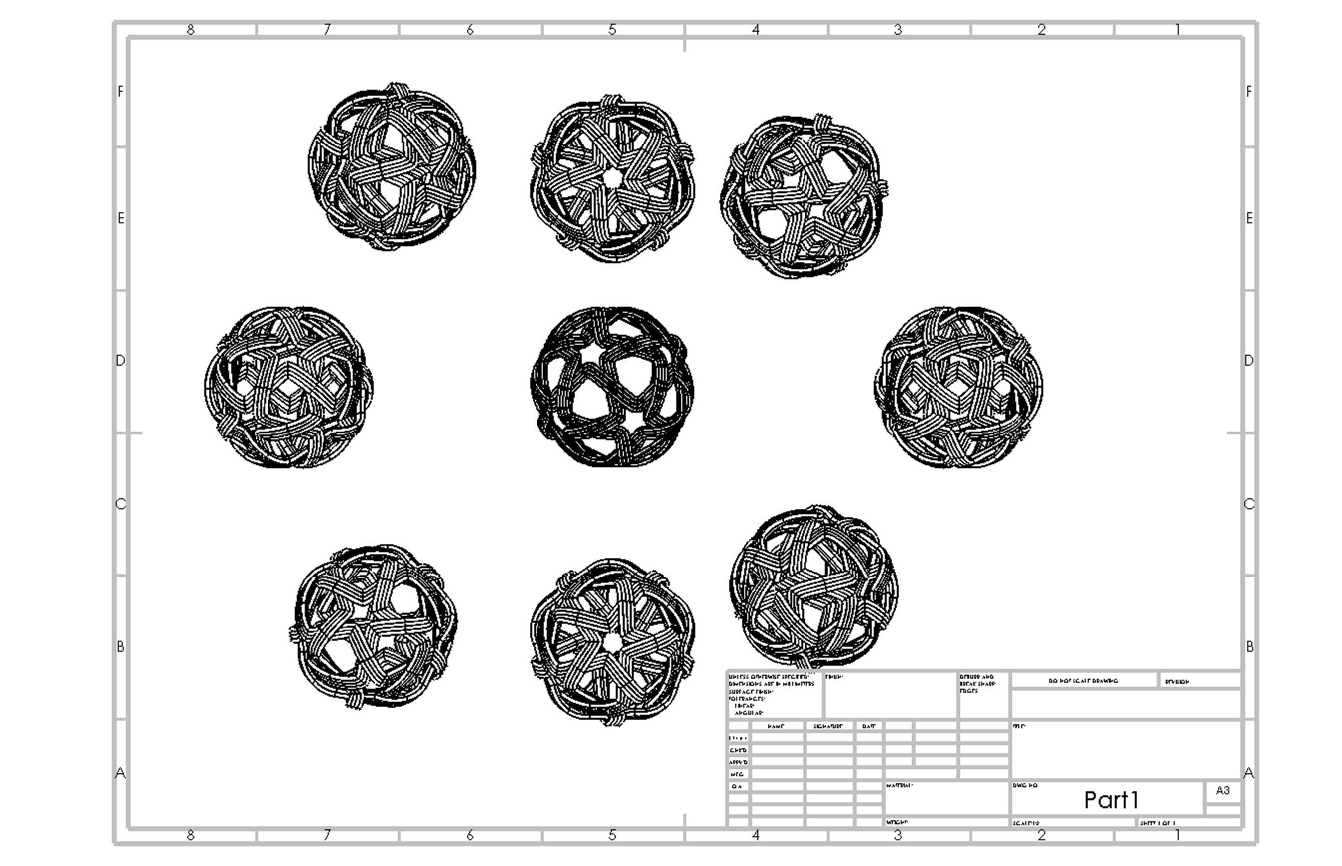 decorated sphere 3D model | CGTrader